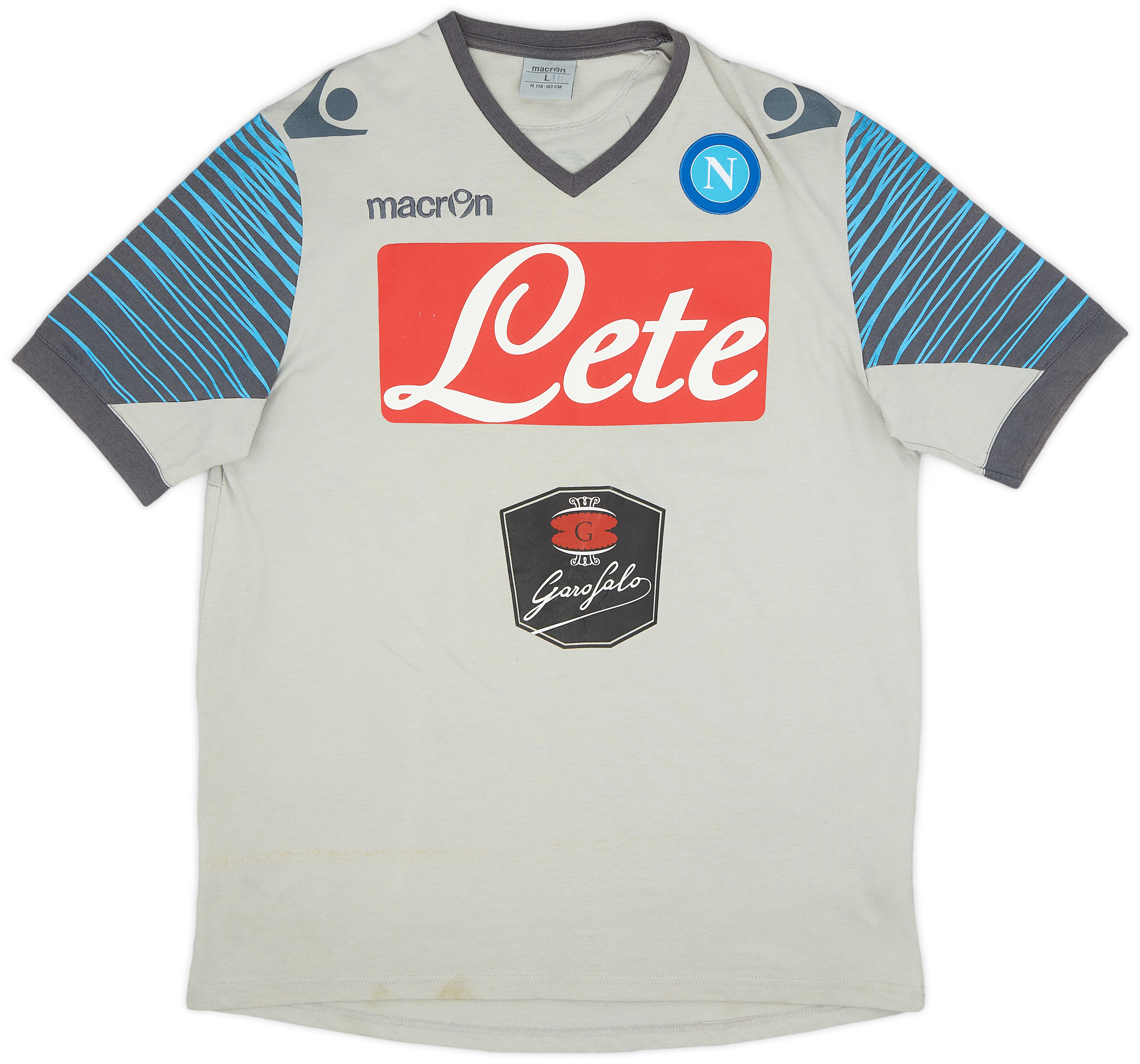 2014-15 Napoli Macron Training Shirt - 7/10 - (L)