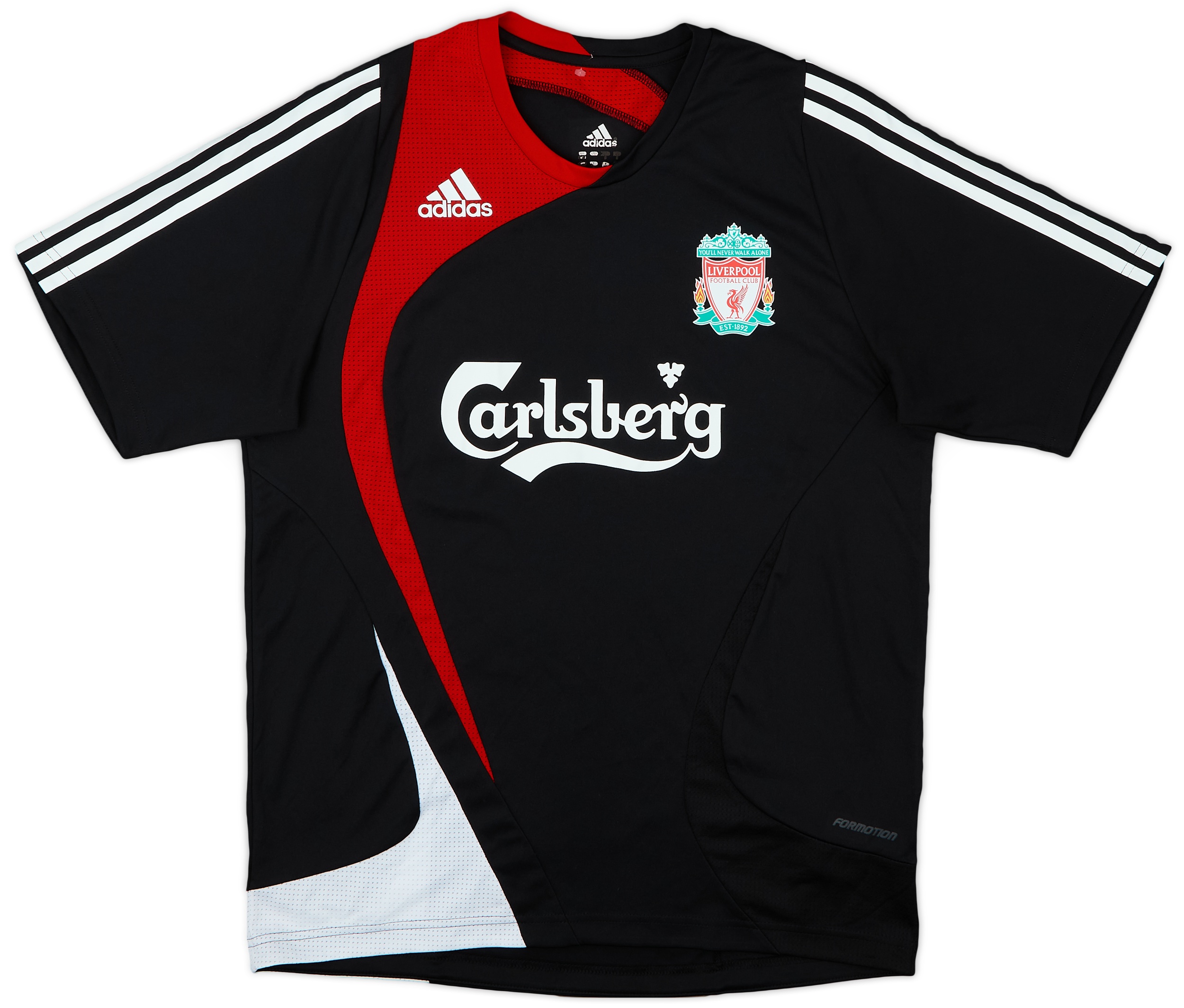 2007-08 Liverpool adidas Formotion Training Shirt - 8/10 - (M/L)