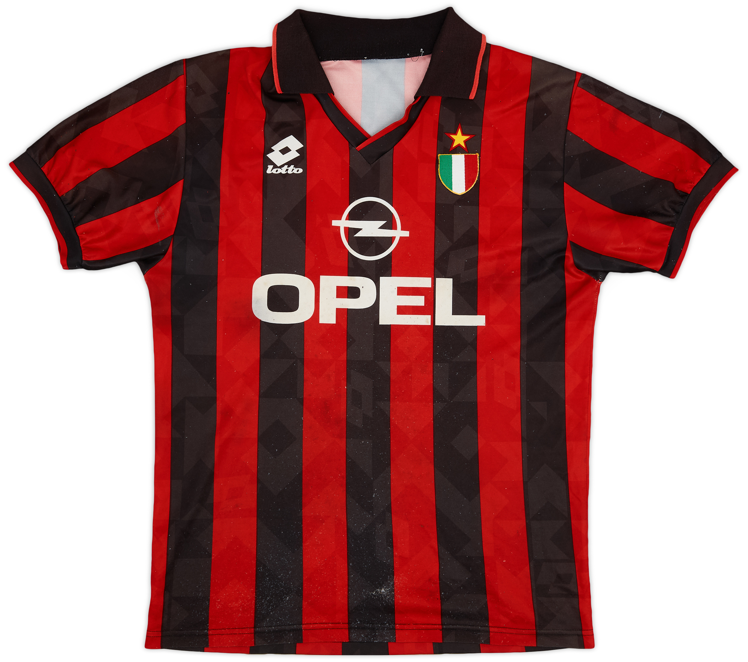1994-95 AC Milan Basic Home Shirt - 3/10 - (L)