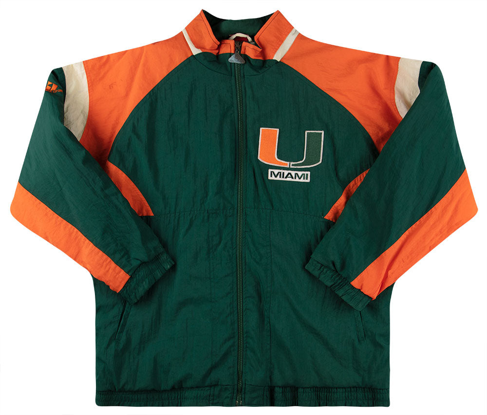 1990s Miami Hurricanes Apex One Rain Jacket L