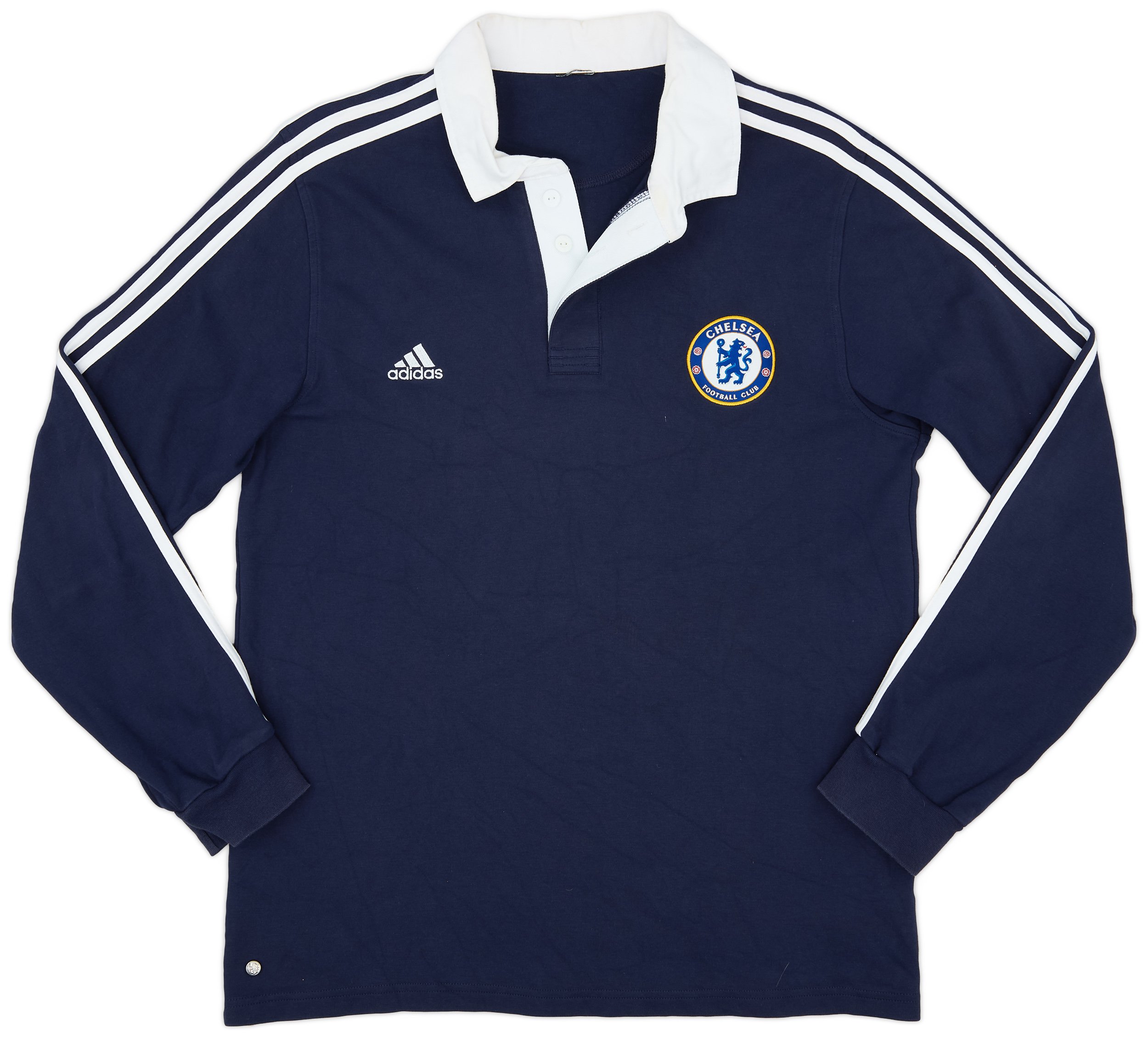 2006-07 Chelsea adidas Rugby Polo L/S Shirt - 7/10 - (L)