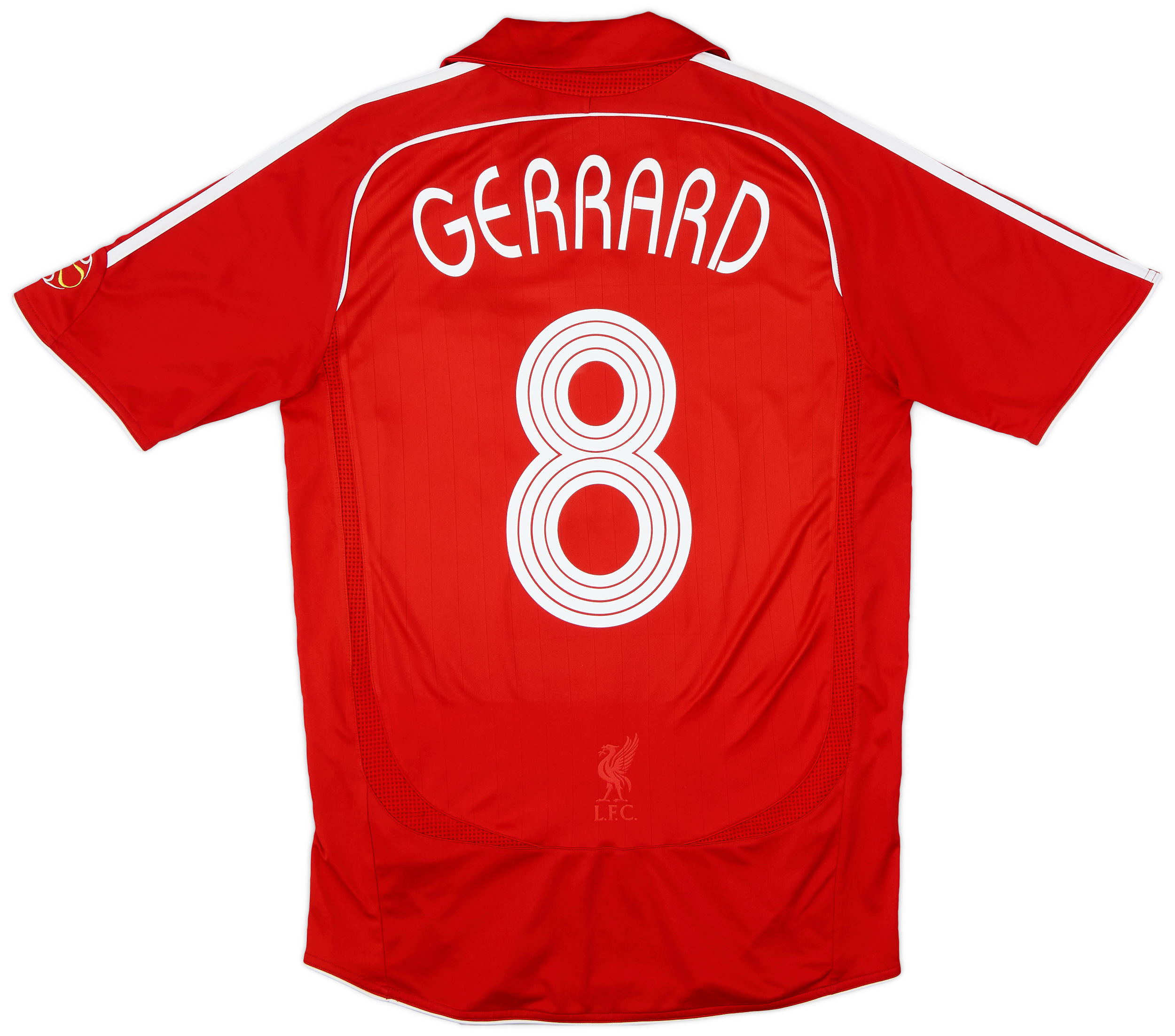2006-08 Liverpool Home Shirt Gerrard #8 - 8/10 - (S)