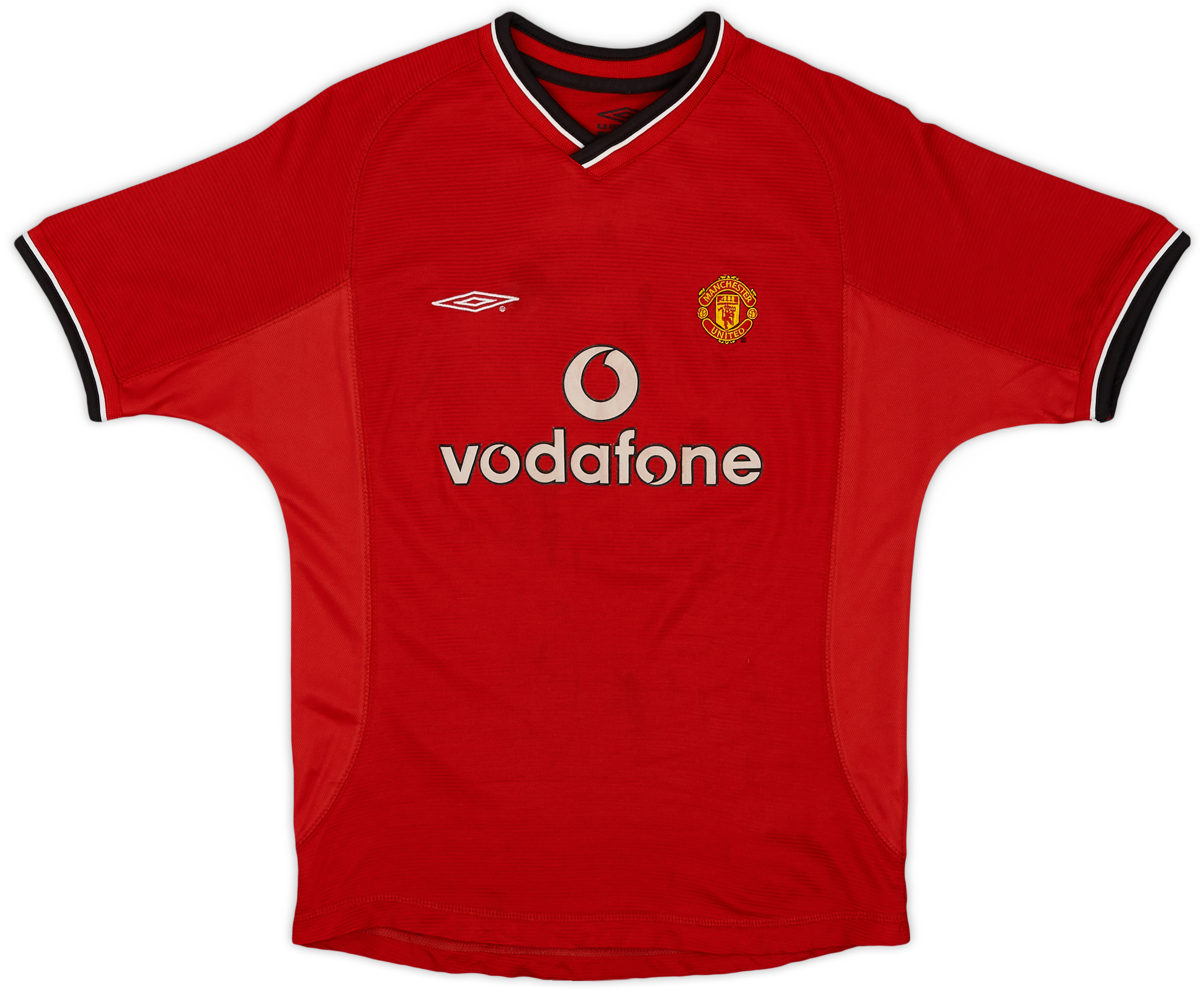 2000-02 Manchester United Home Shirt - 7/10 - (M.Boys)