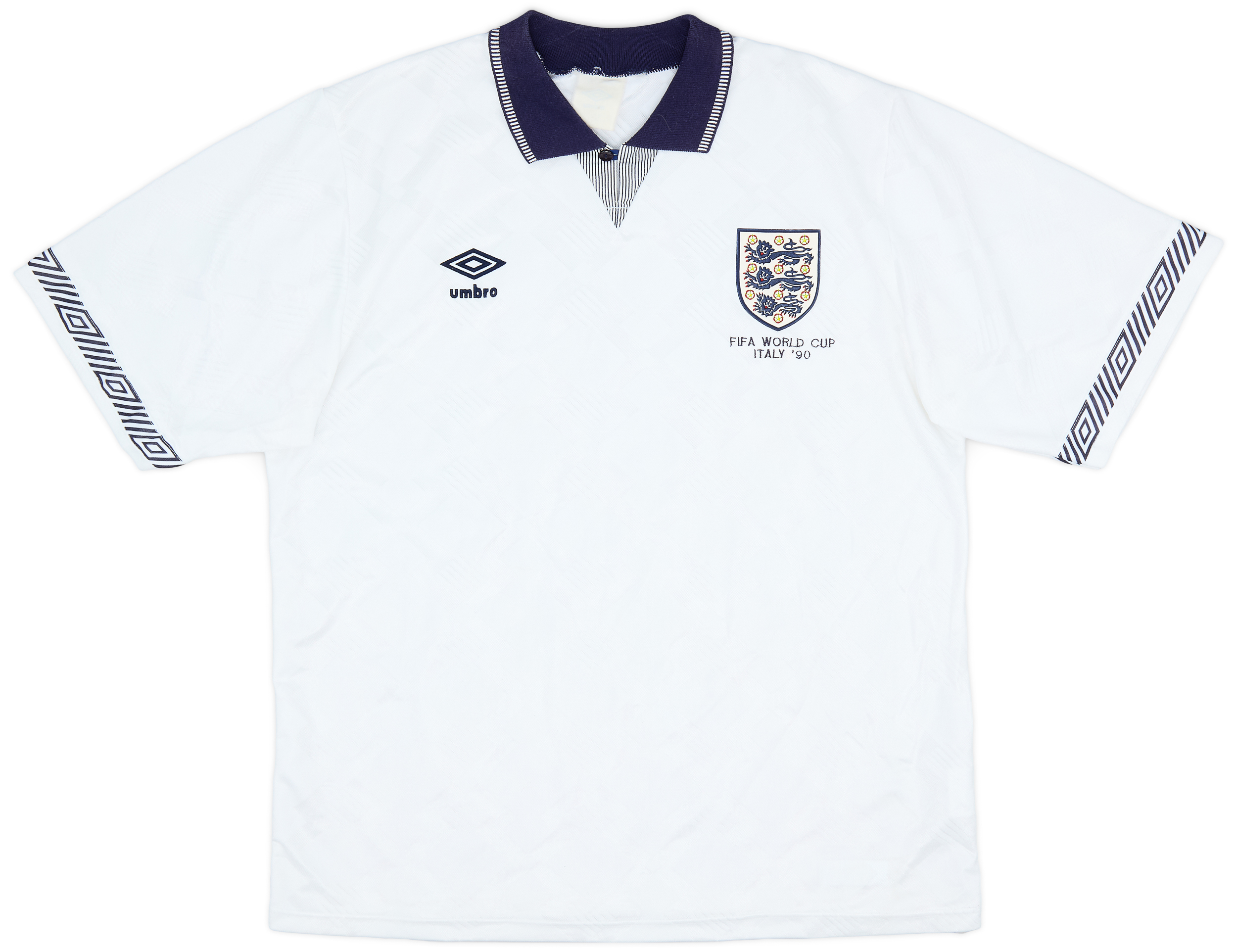 1990-92 England Home Shirt - 9/10 - (L)
