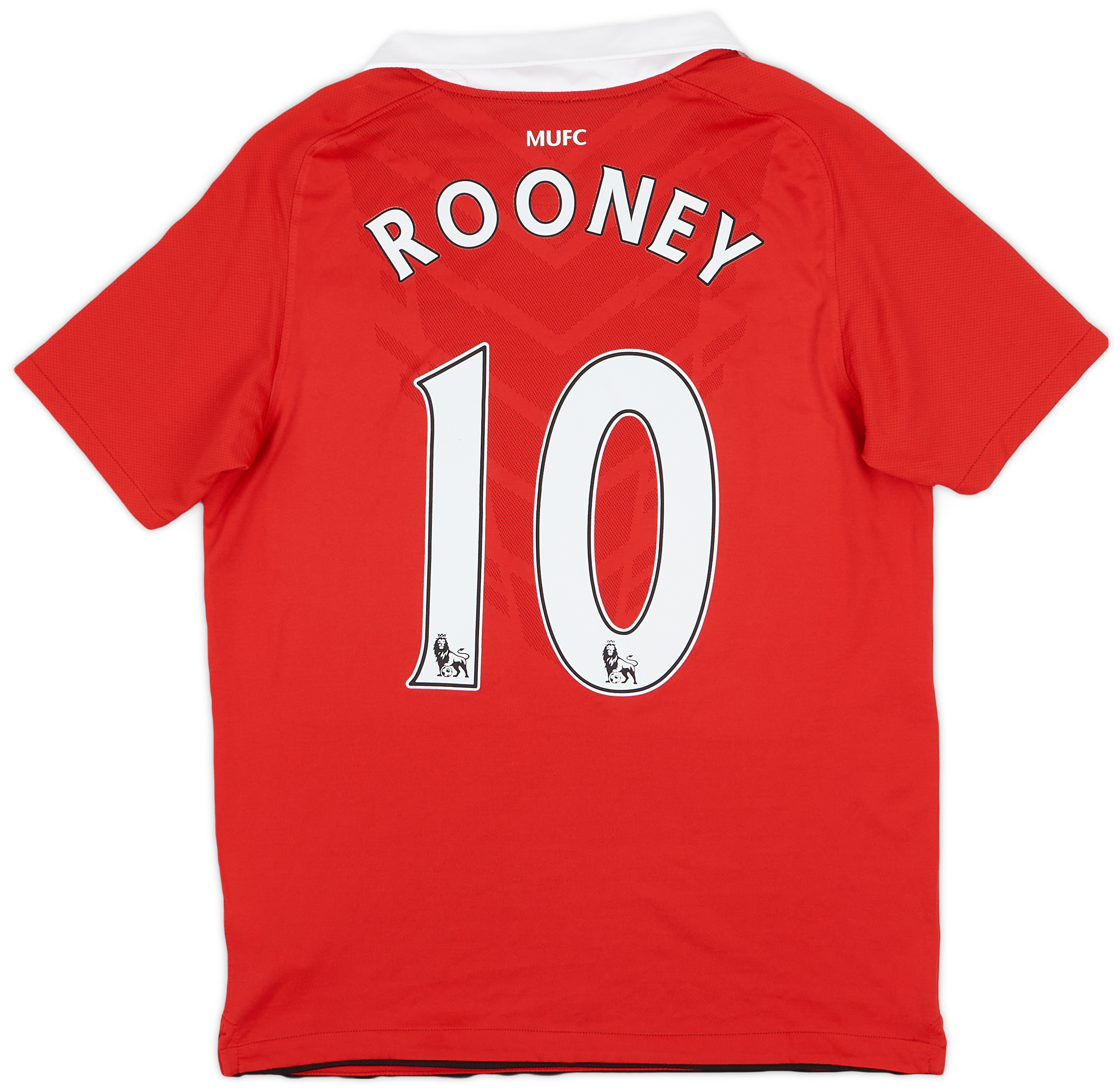 2010-11 Manchester United Home Shirt Rooney #10 - 8/10 - (XL.Boys)