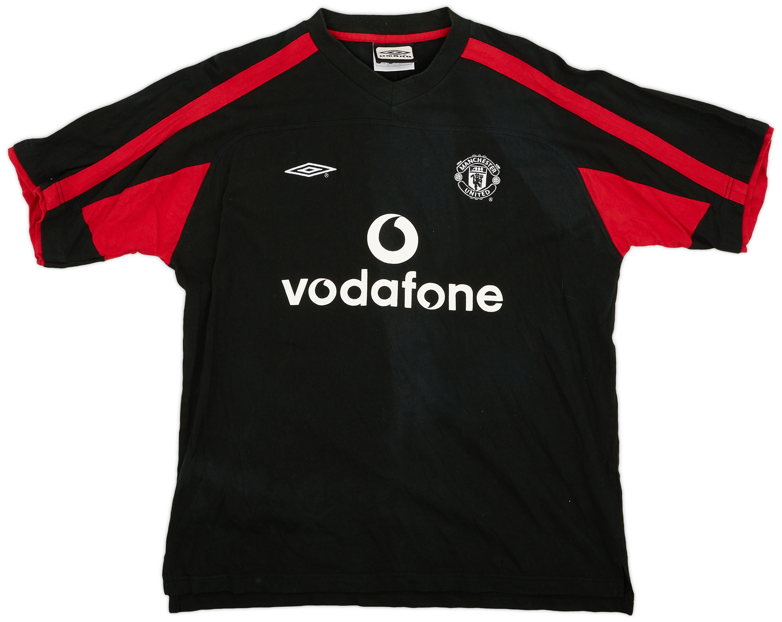 2001-02 Manchester United Umbro Training Shirt - 8/10 - (XL)