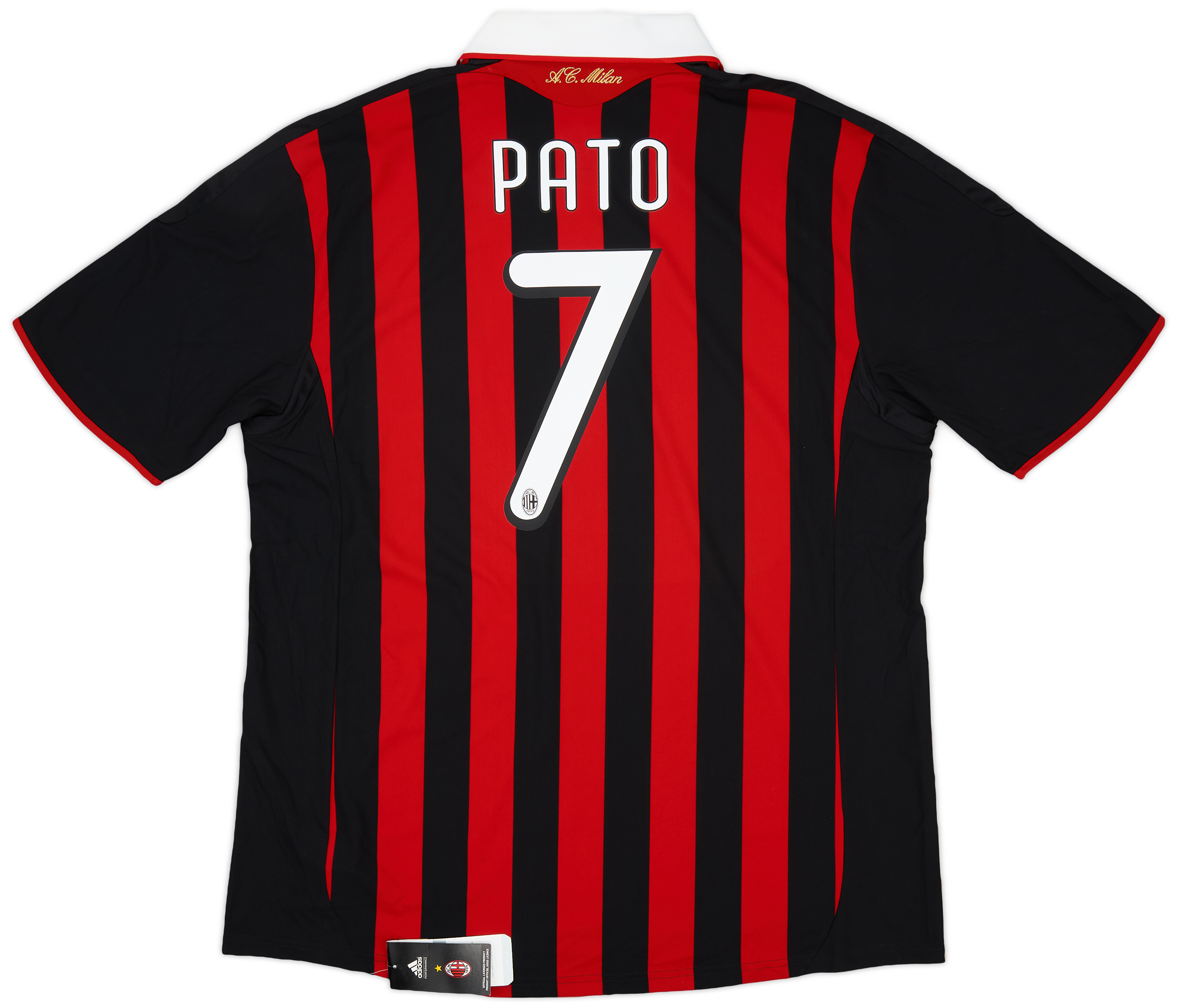 2009-10 AC Milan Home Shirt Pato #7 (XXL)