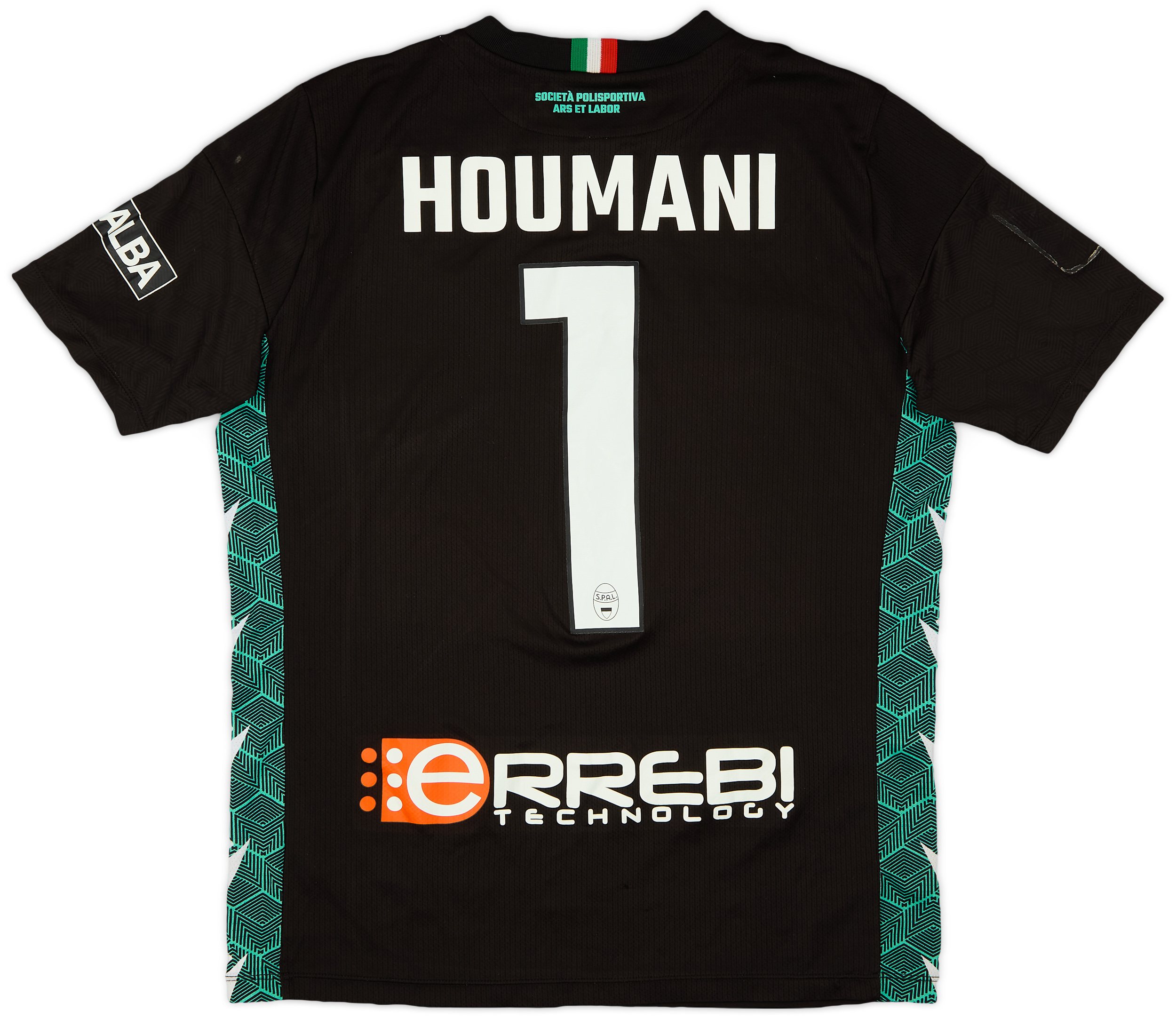 2022-23 SPAL GK Shirt Houmani #1 - 5/10 - (S)