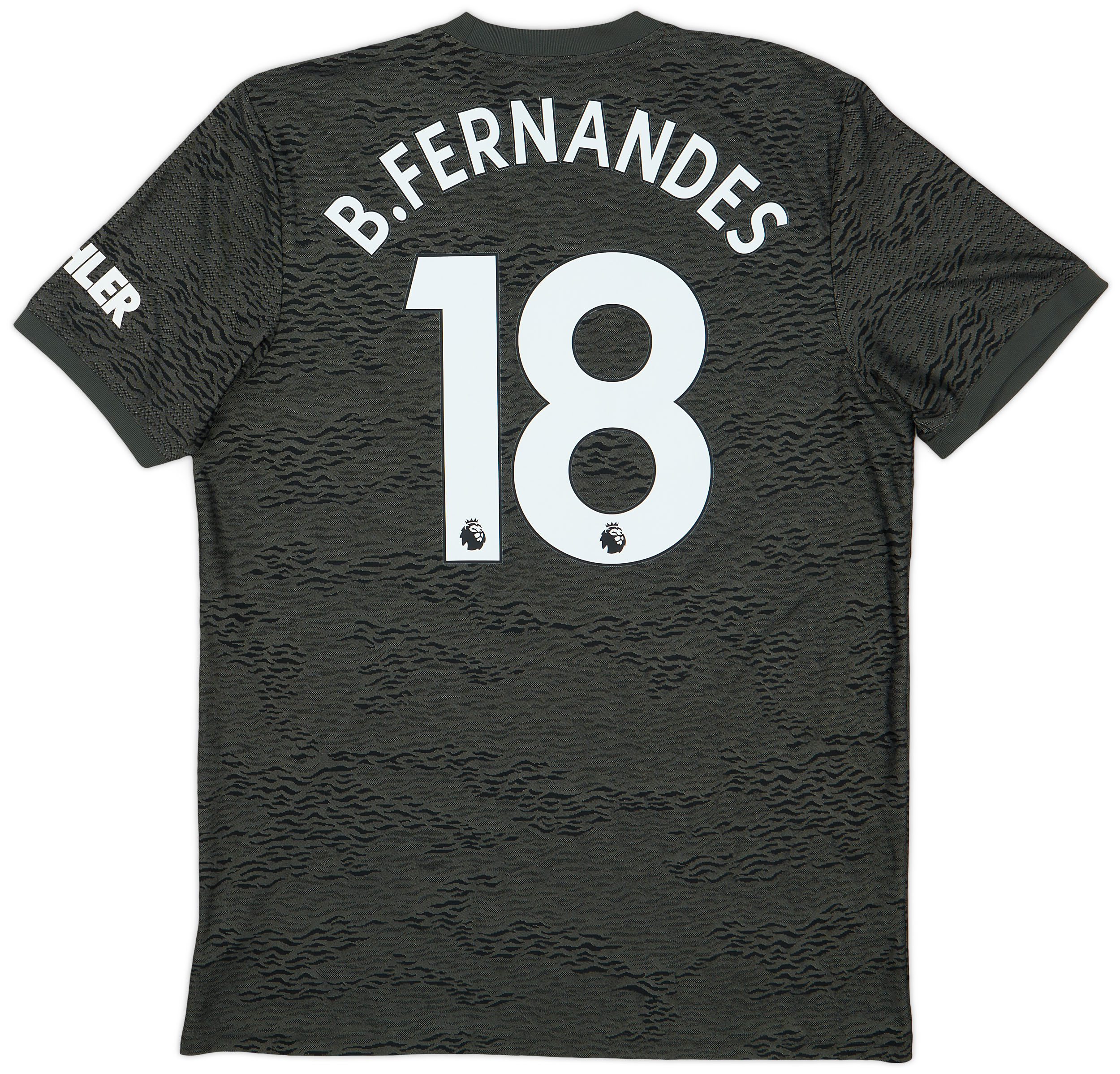 2020-21 Manchester United Away Shirt B.Fernandes #18 - 7/10 - (L)