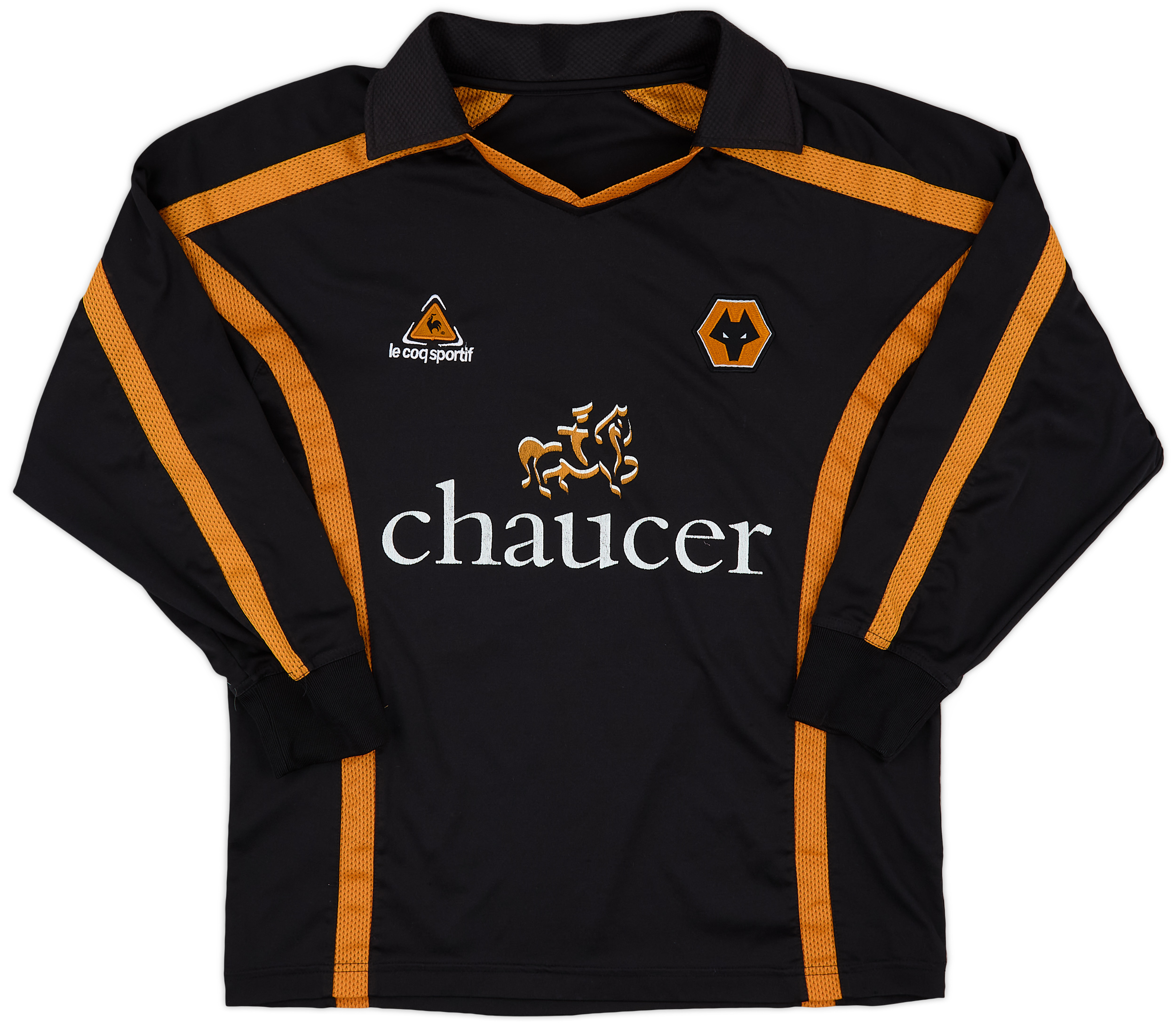 2005-06 Wolves Away L/S Shirt - 6/10 - (L)