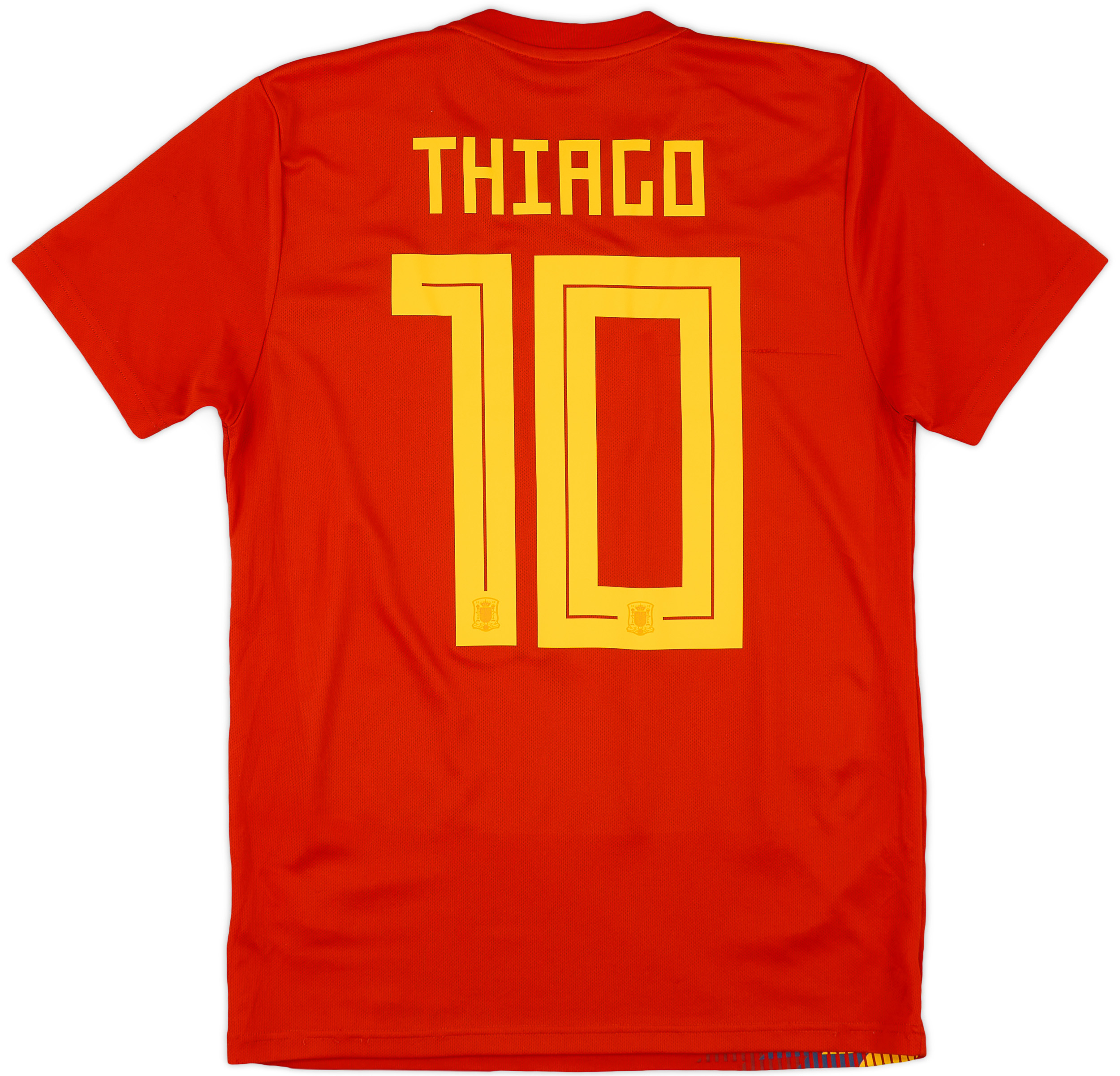 2018-19 Spain Home Shirt Thiago #10 - 8/10 - (S)
