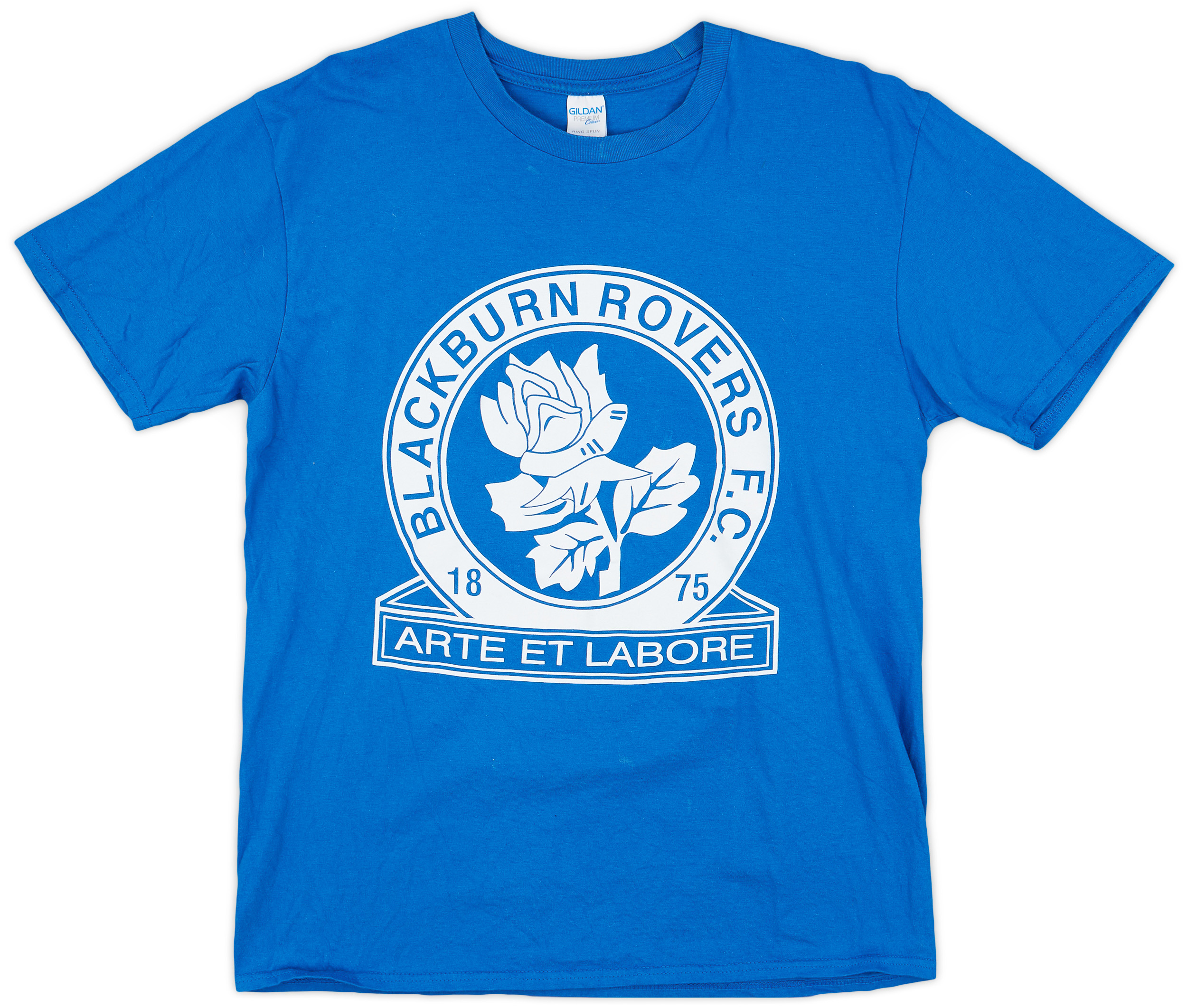 2015-16 Blackburn Rovers Graphic Crest Tee - 7/10 - (L)