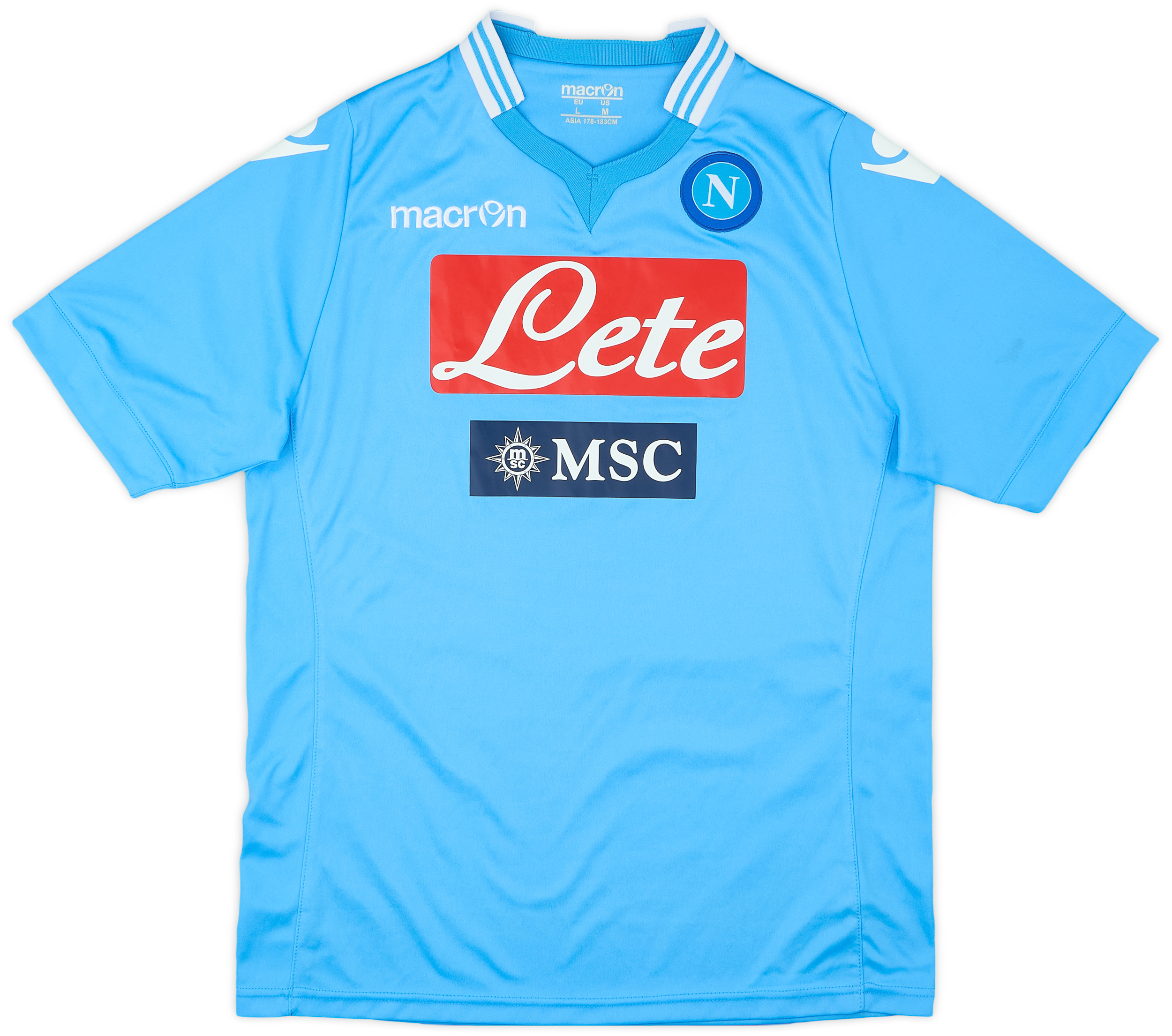 2013-14 Napoli Home Shirt - 8/10 - (L)