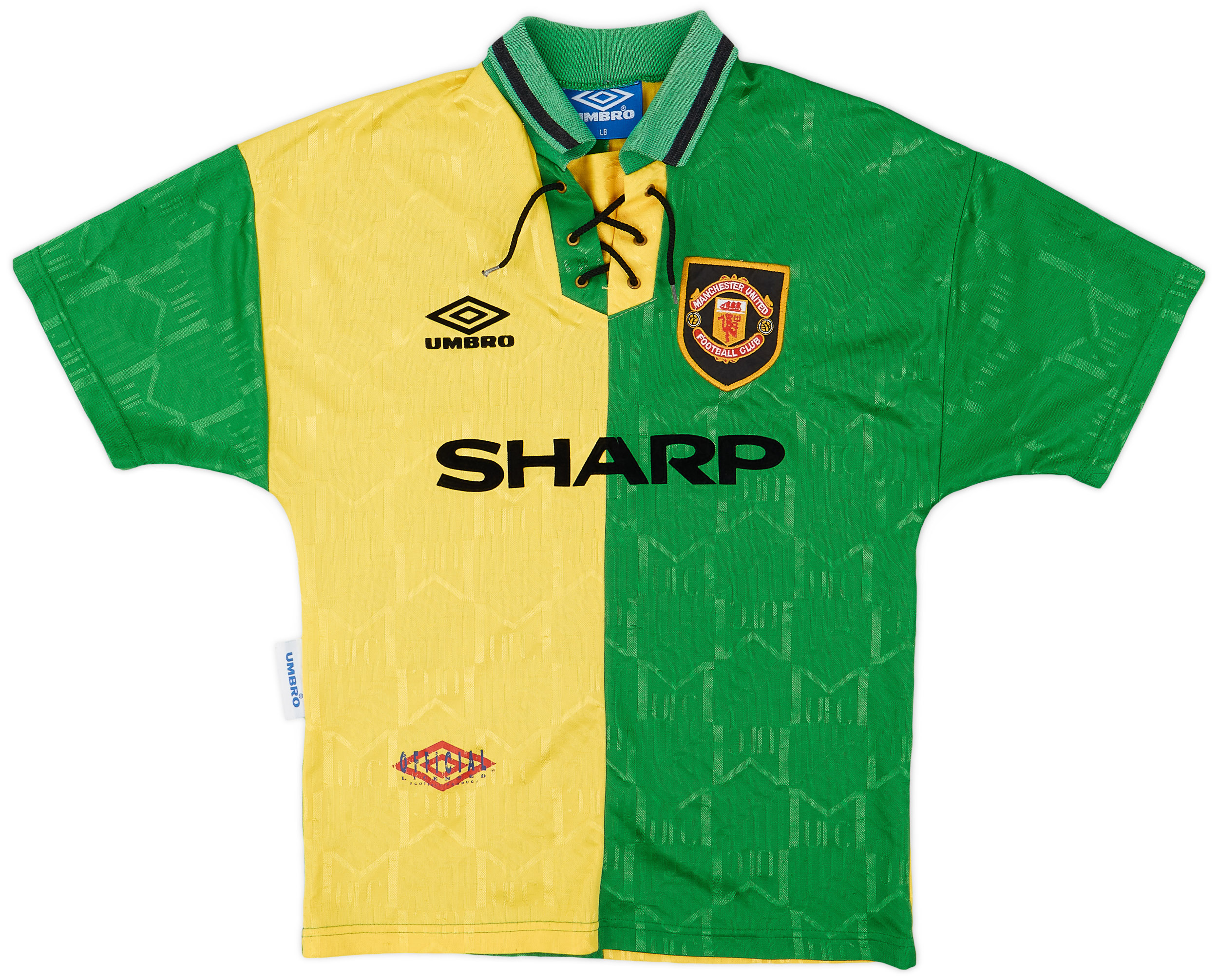 1992-94 Manchester United Third Shirt - 9/10 - (L.Boys)