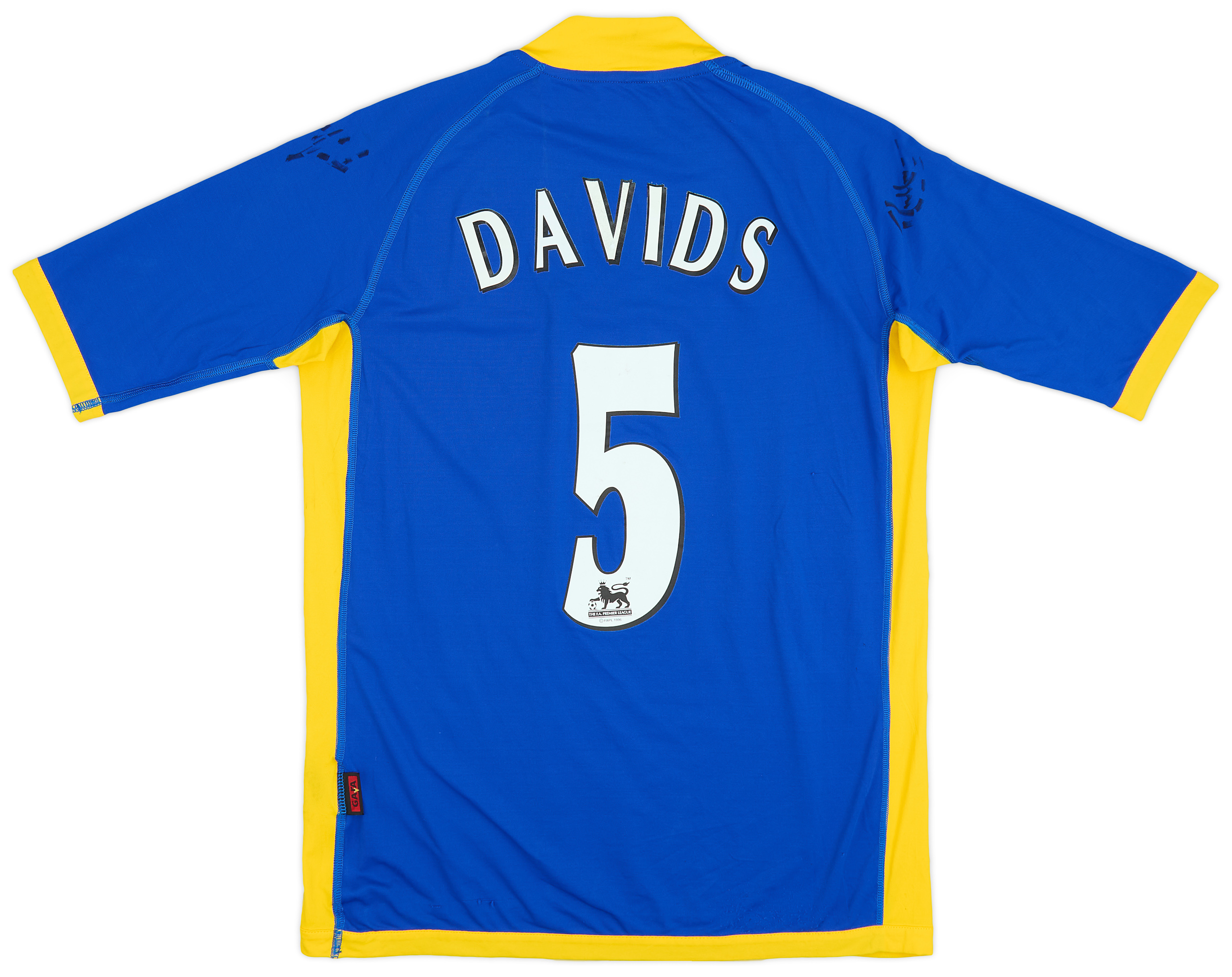 2005-06 Tottenham Away Shirt Davids #5 - 4/10 - (L)