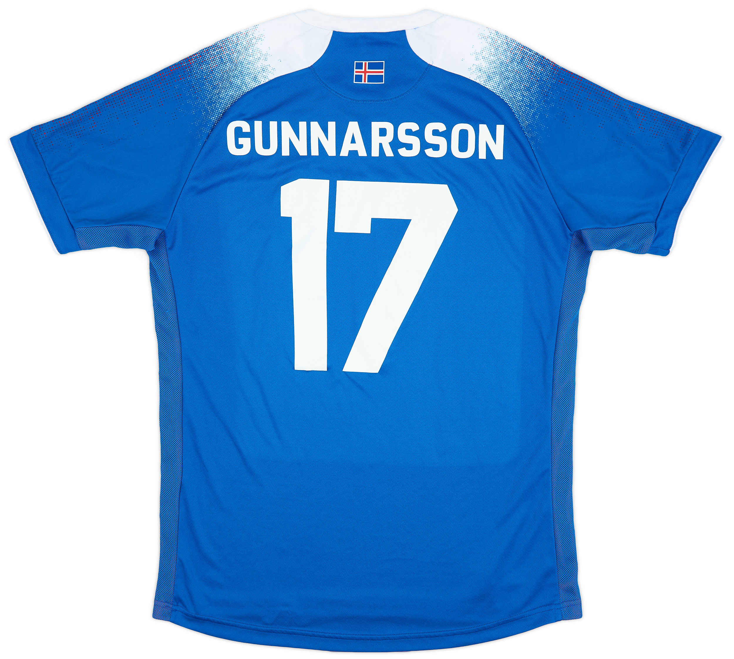 2018-19 Iceland Home Shirt Gunnarsson #17 - 8/10 - (XXL)