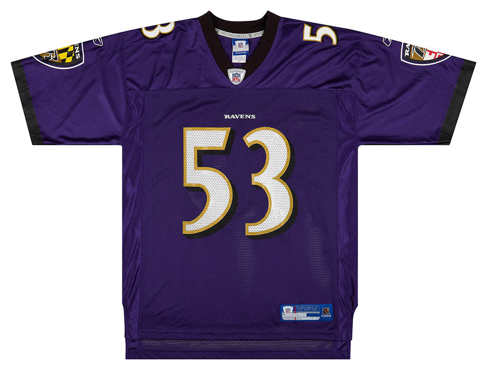 2005-06 Baltimore Ravens Cody #53 Reebok On Field Jersey (Home) L