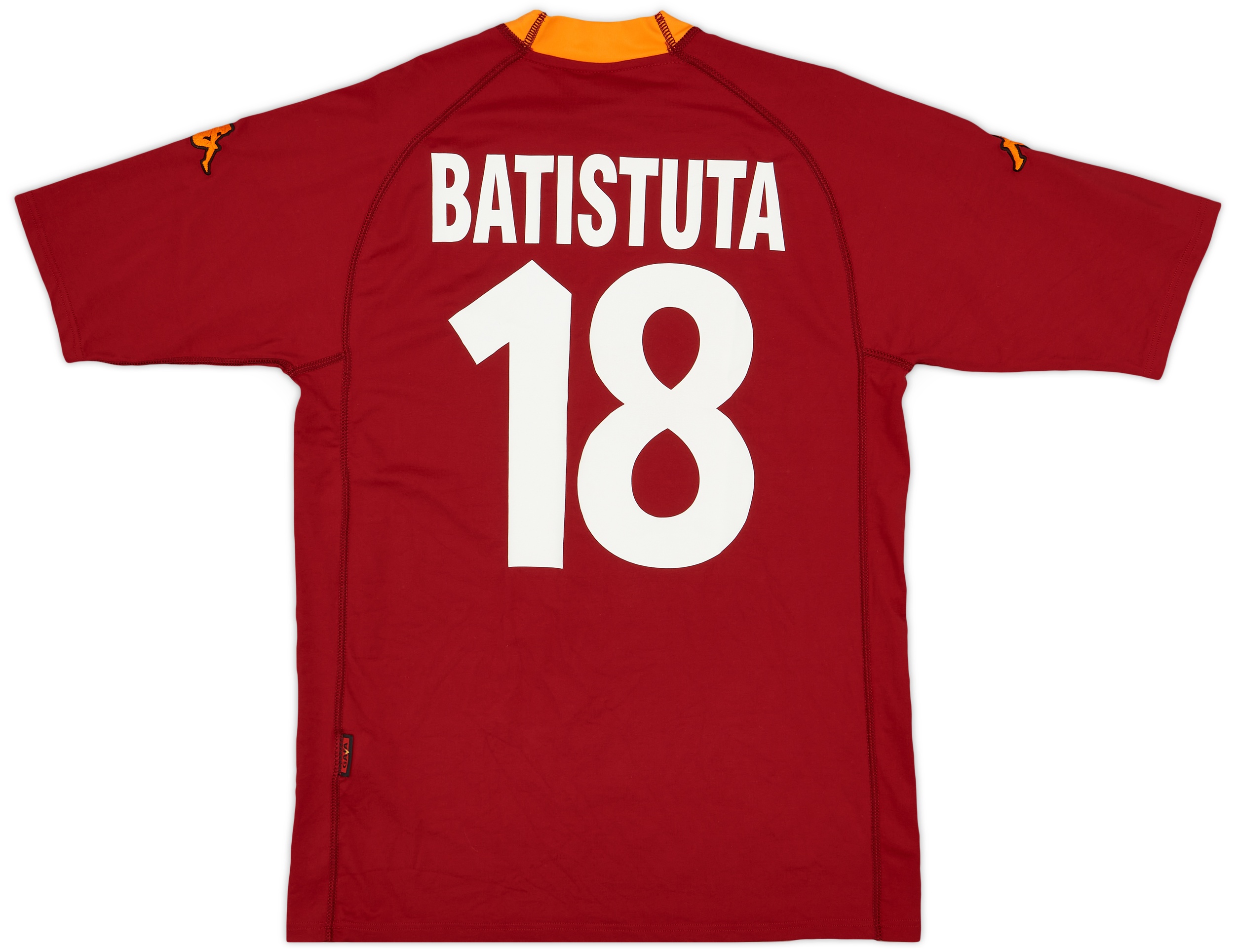 2000-01 Roma Home Shirt Batistuta #18 - 6/10 - (XL)
