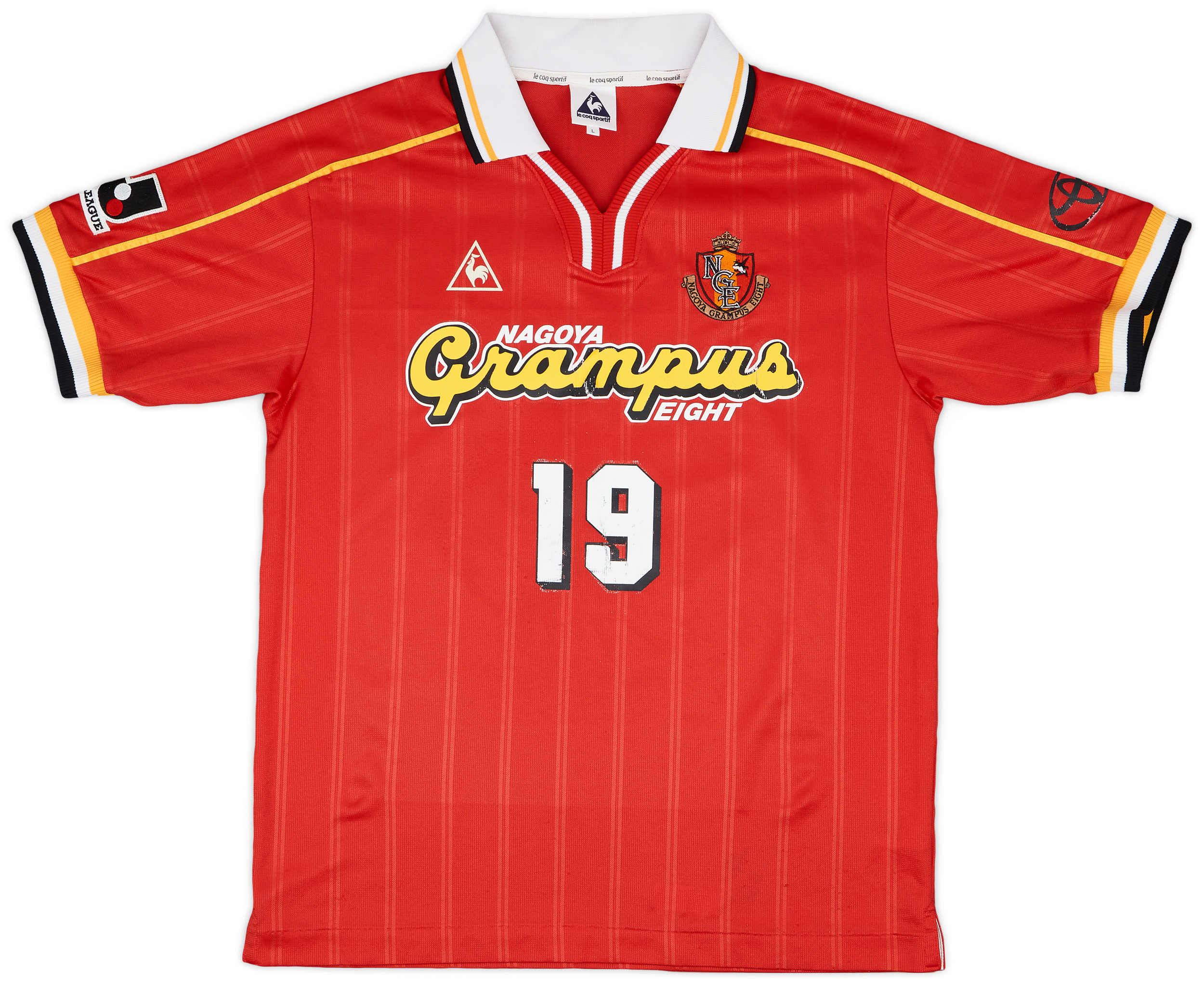 1999-00 Nagoya Grampus Eight Home Shirt #19 - 4/10 - (L)