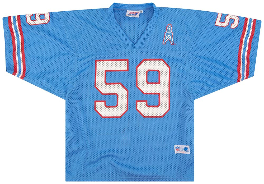 1990-95 Houston Oilers #59 Pro One Training Jersey L