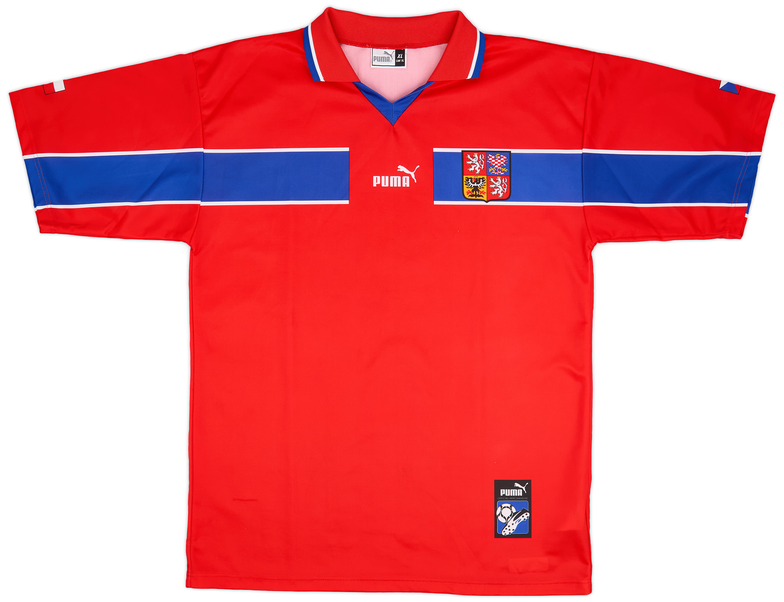 1998-00 Czech Republic Basic Home Shirt - 9/10 - (XL)
