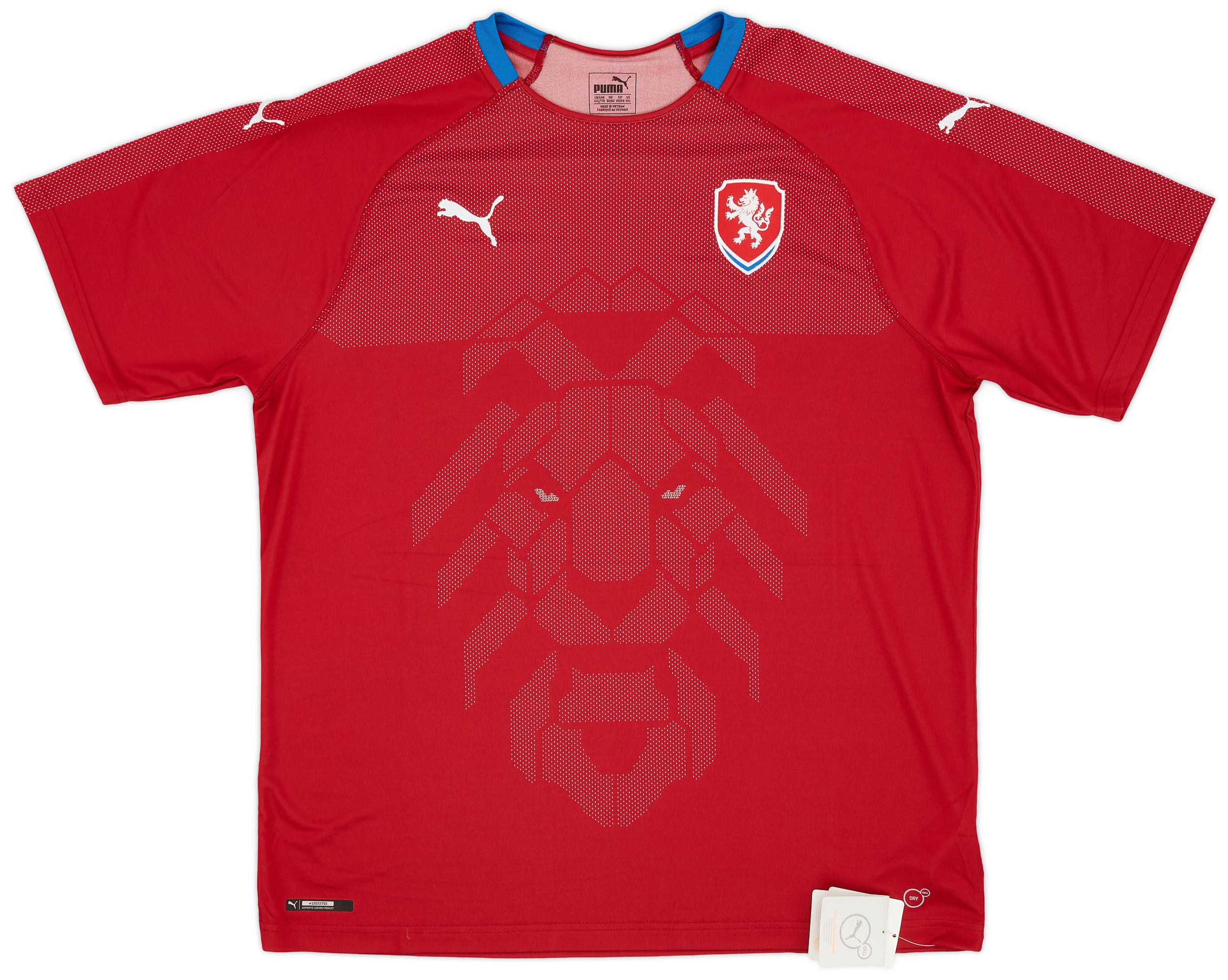 2018 Czech Republic Home Shirt (XXL)