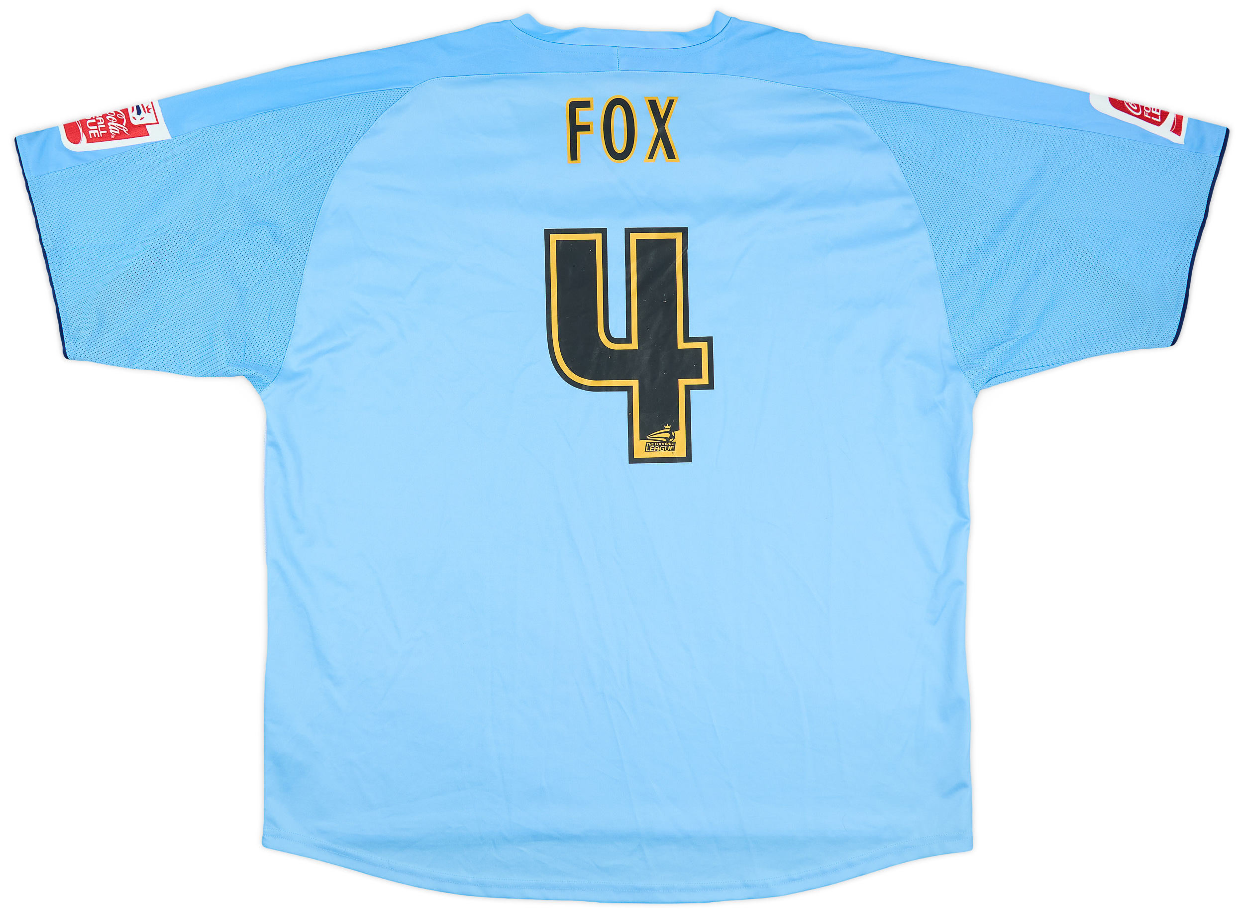 2008-09 Coventry Home Shirt Fox #4 - 8/10 - (3XL)