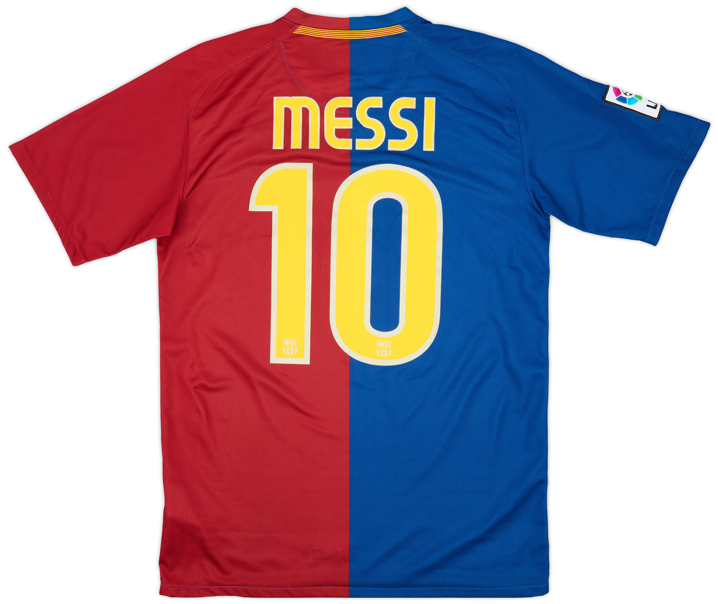 2008-09 Barcelona Home Shirt Messi #10 - 9/10 - (S)
