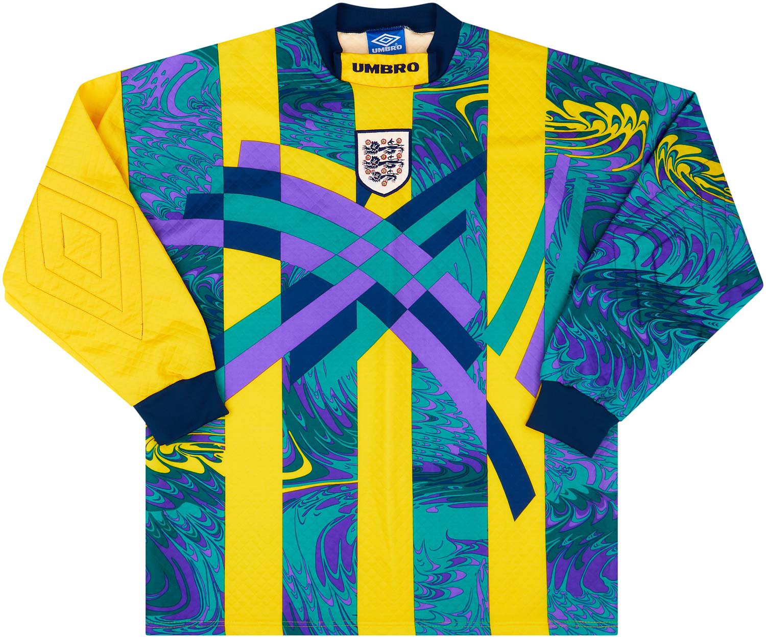 1995-96 England Match Issue GK Shirt #13