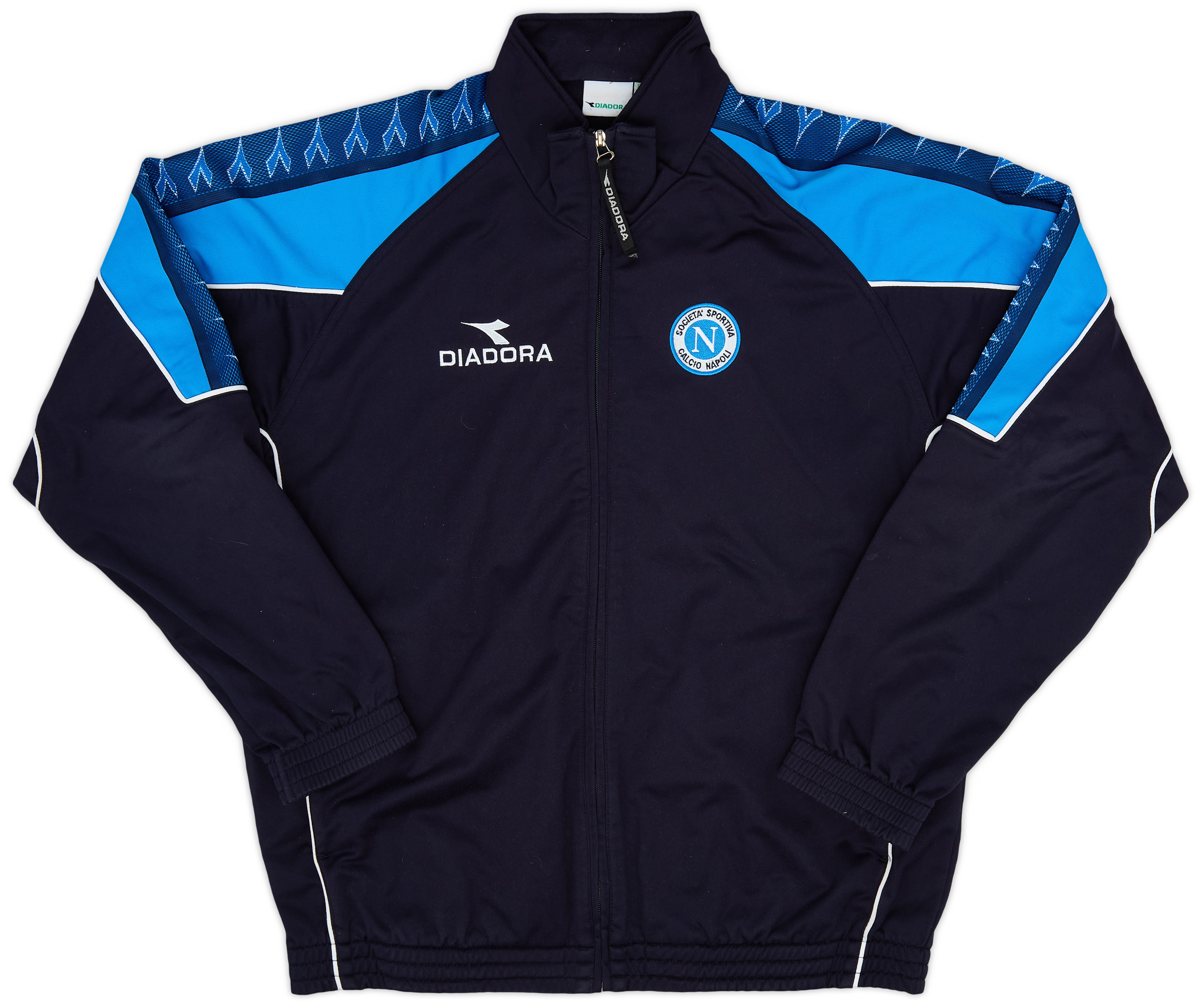 2000-01 Napoli Diadora Track Jacket - 9/10 - (L) 2000-01 Napoli Diadora Track Jacket - 9/10 - (L)