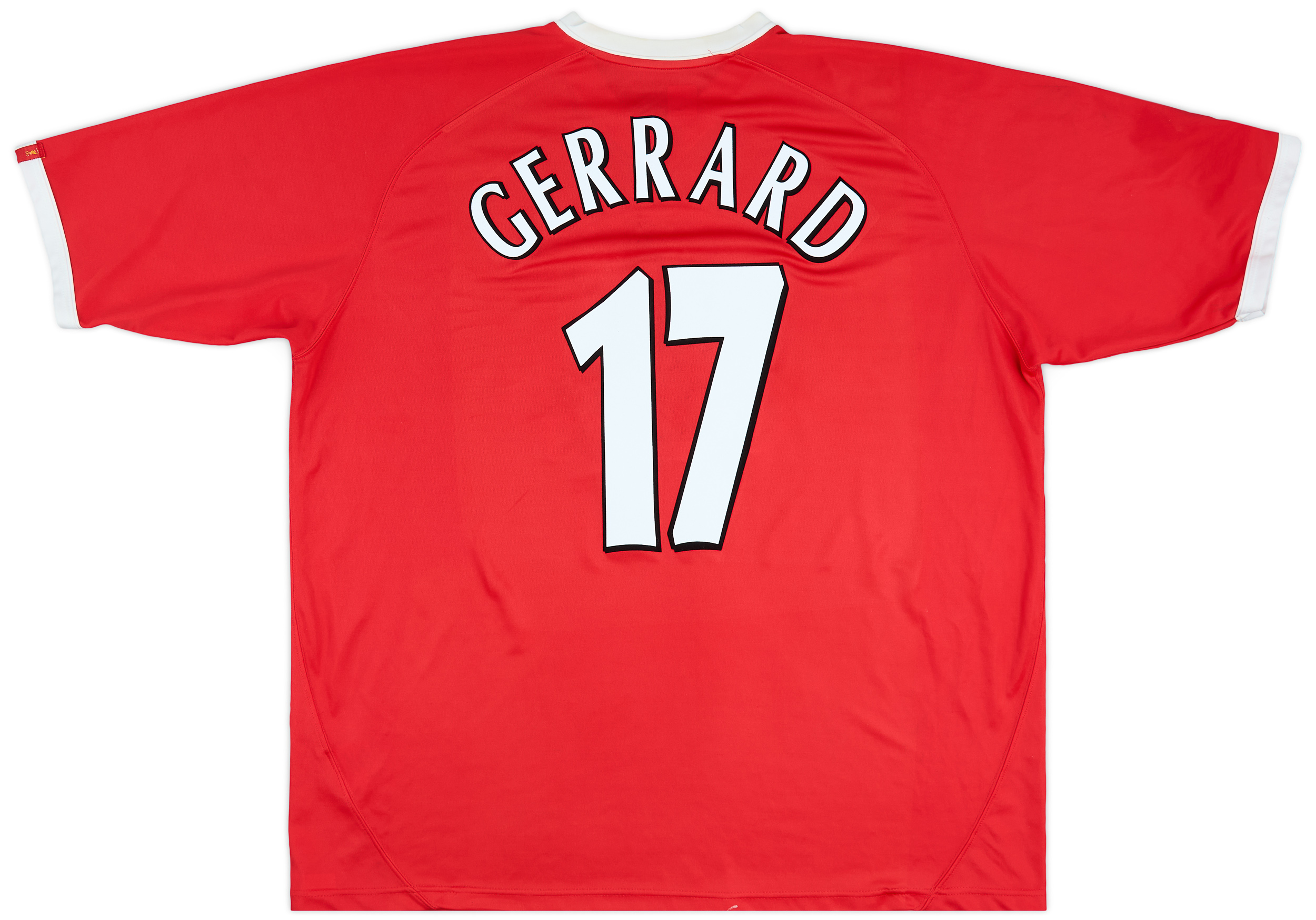 2001-03 Liverpool CL Shirt Gerrard #17 - 6/10 - (XXL)
