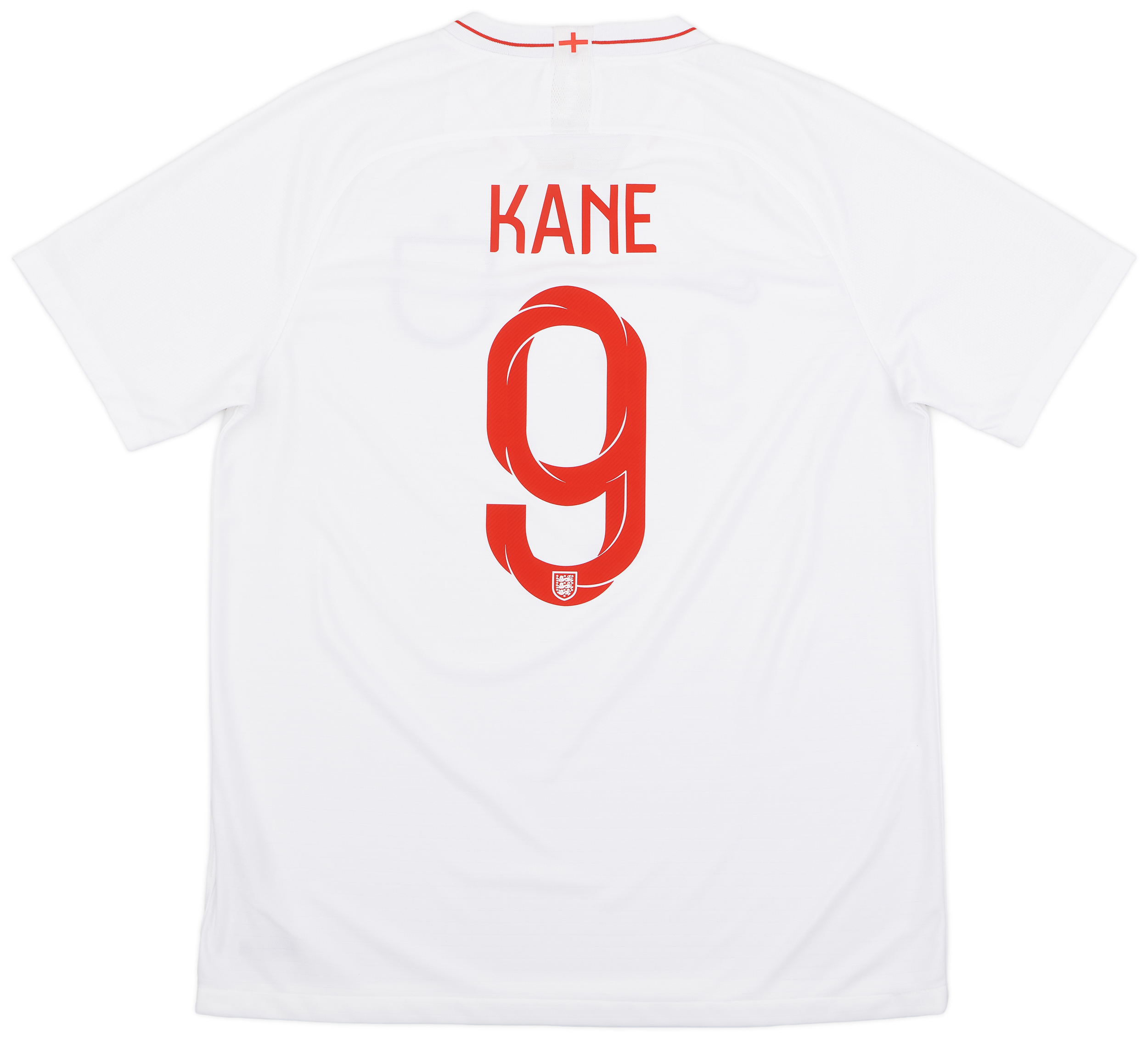 2018-19 England Home Shirt Kane #9 - 10/10 - (XL)