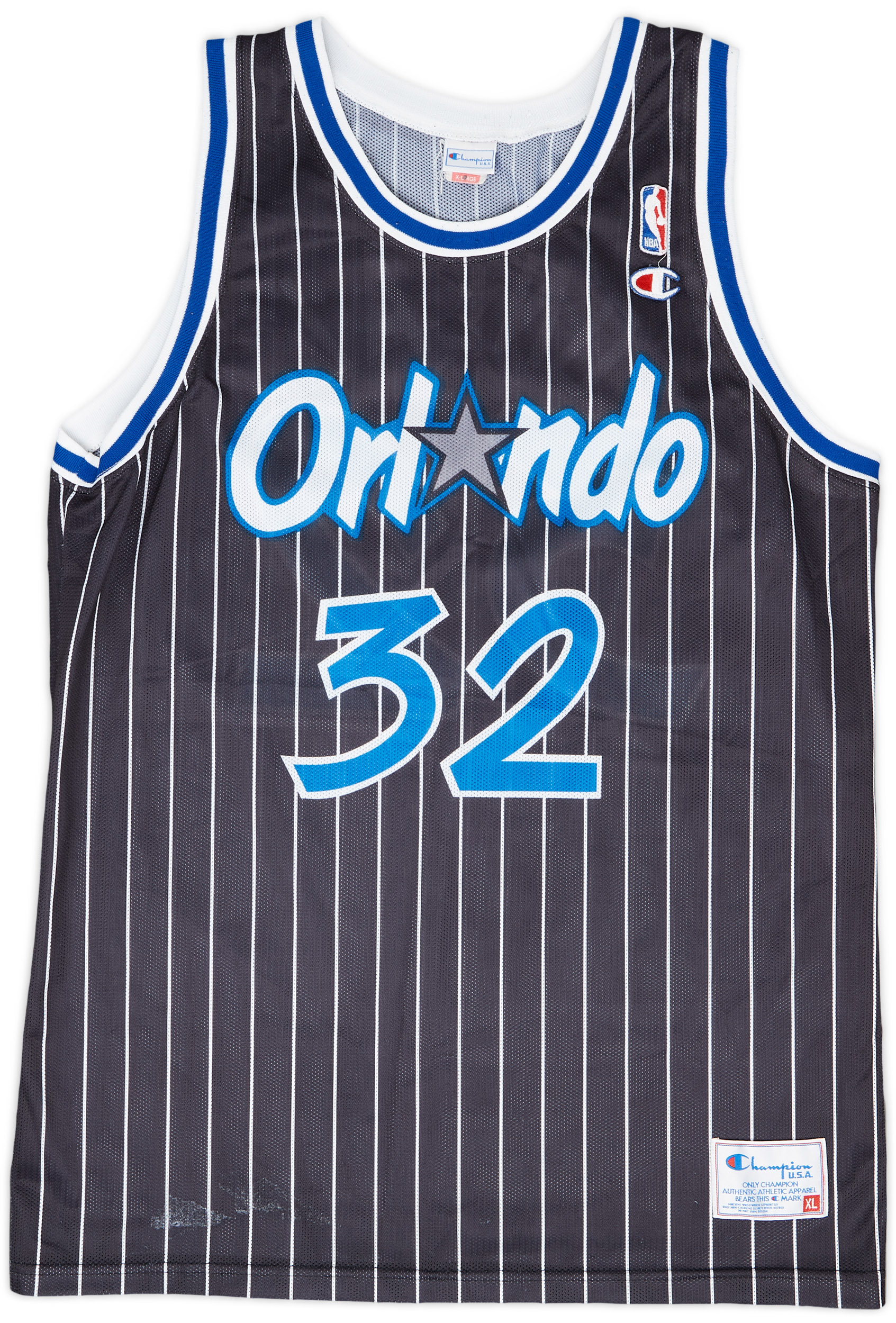 1992-96 Orlando Magic O'Neal #32 Champion Away Jersey - 5/10 - (XL)