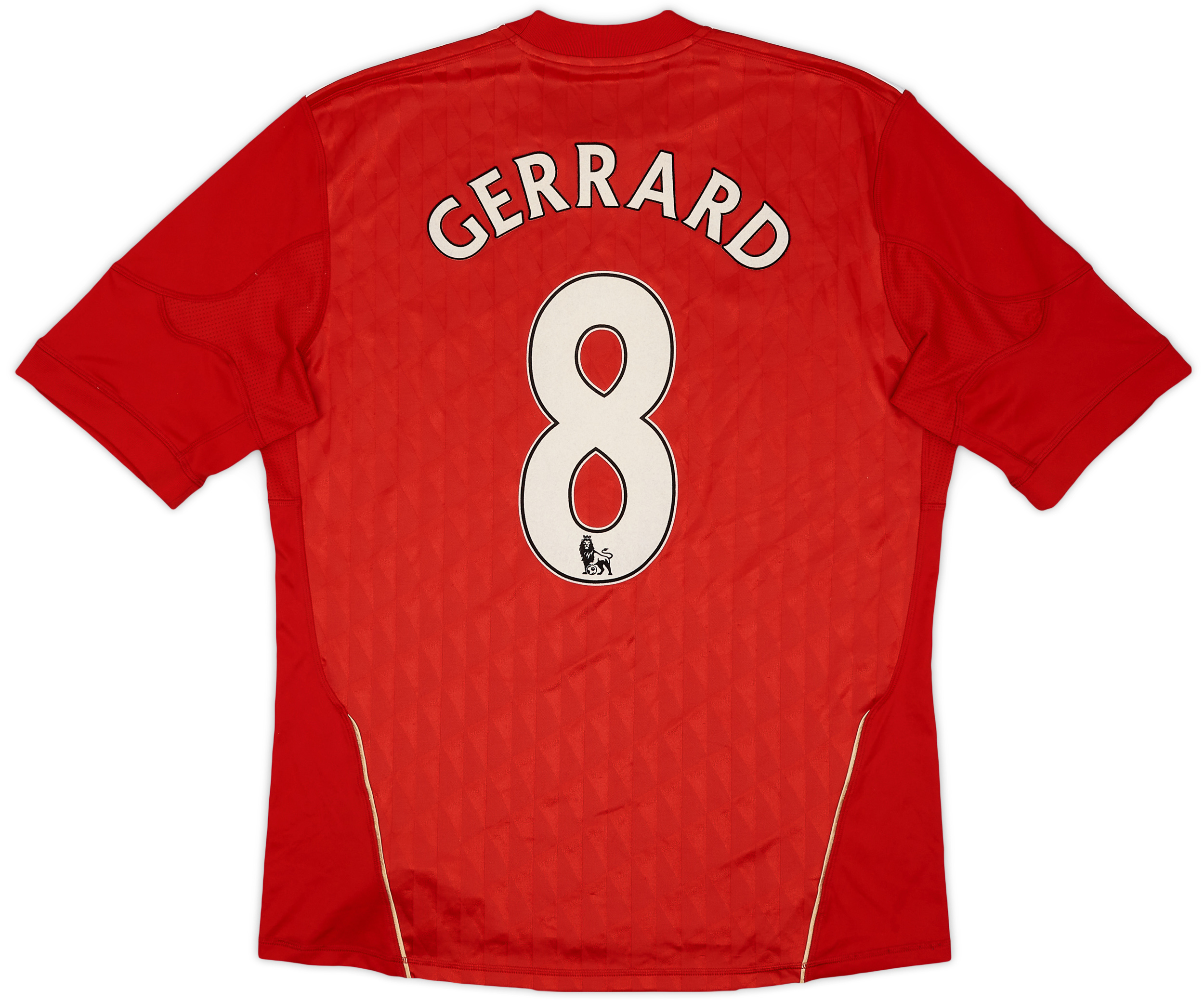 2010-12 Liverpool Home Shirt Gerrard #8 - 5/10 - (L)