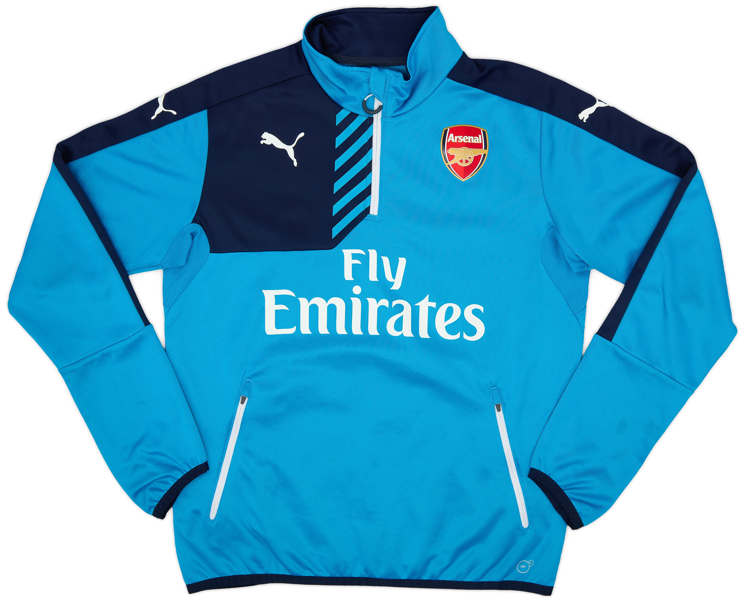 2015-16 Arsenal Puma 1/4 Zip Drill Top - 8/10 - (L)