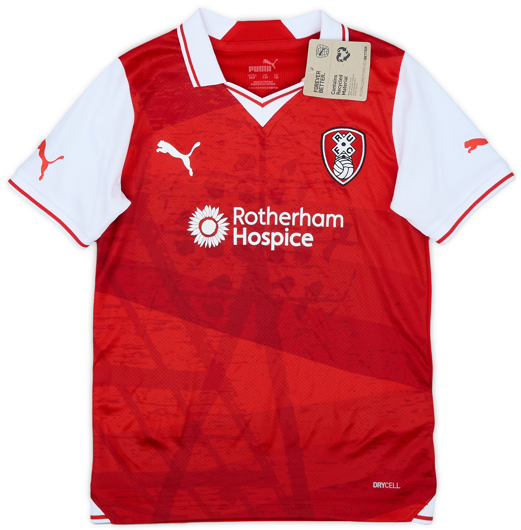 2023-24 Rotherham Home Shirt (7-8 Years)
