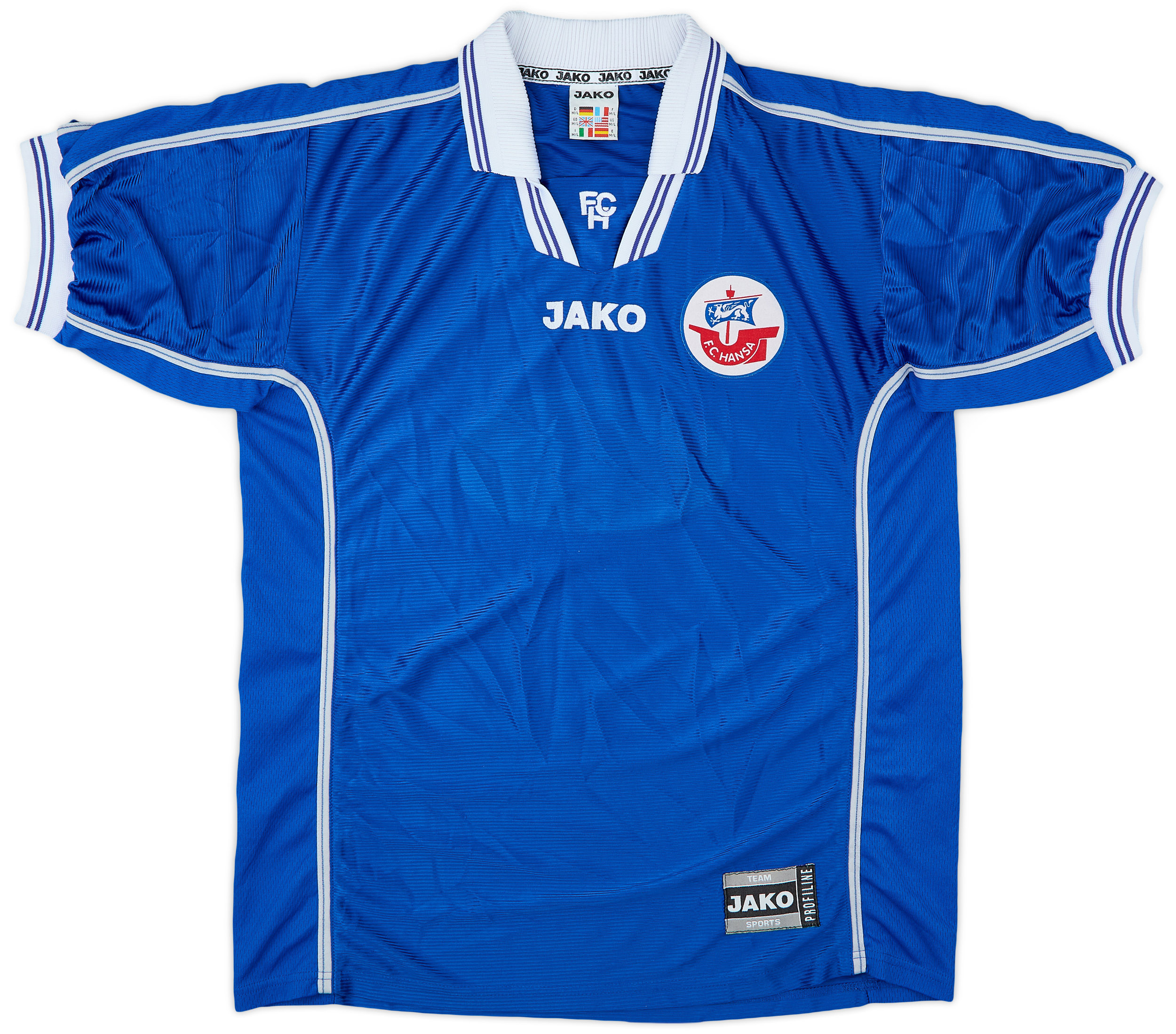 2001-02 Hansa Rostock Home Shirt - 9/10 - (M/L)