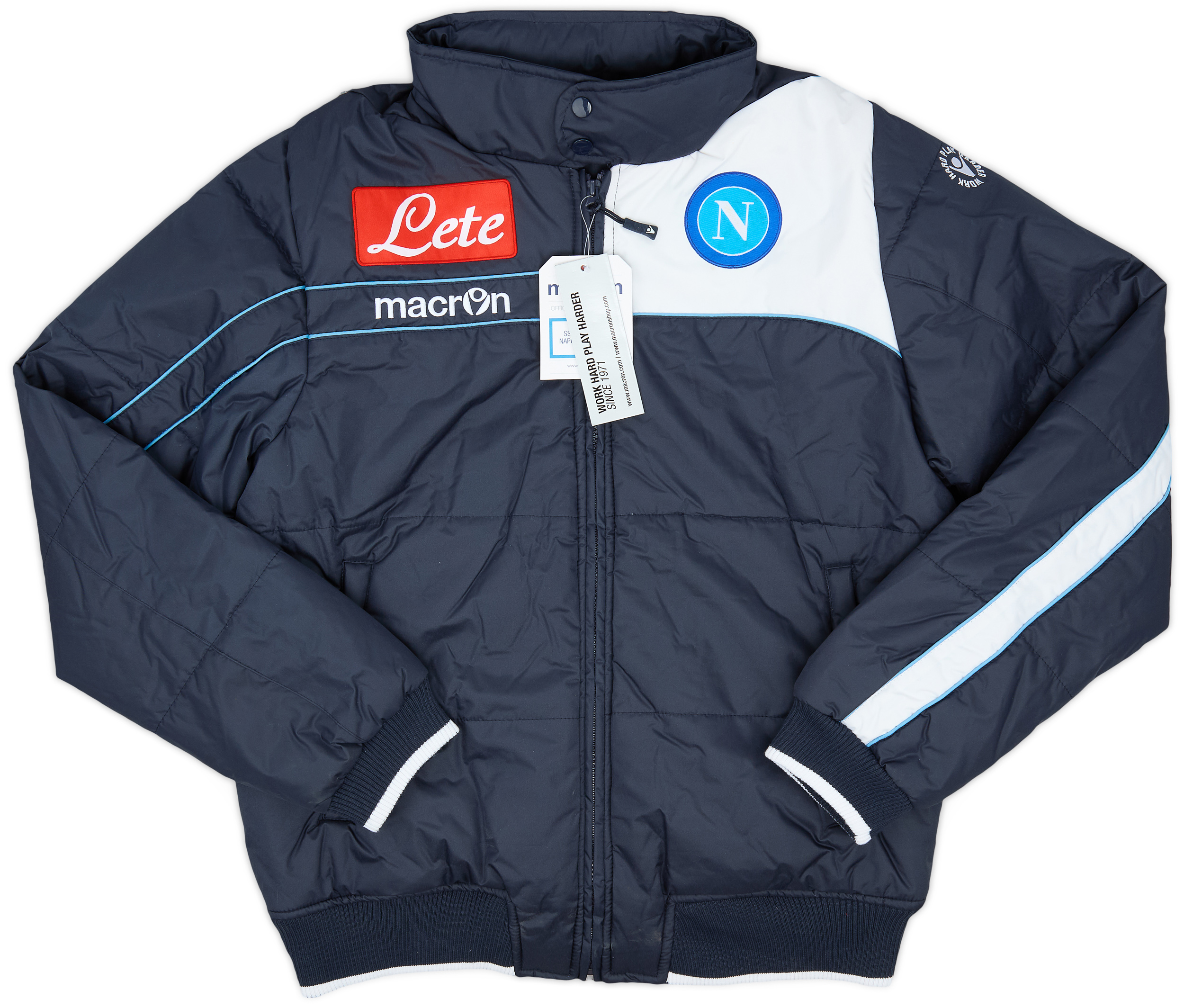 2011-12 Napoli Macron Padded Bench Coat (XL)