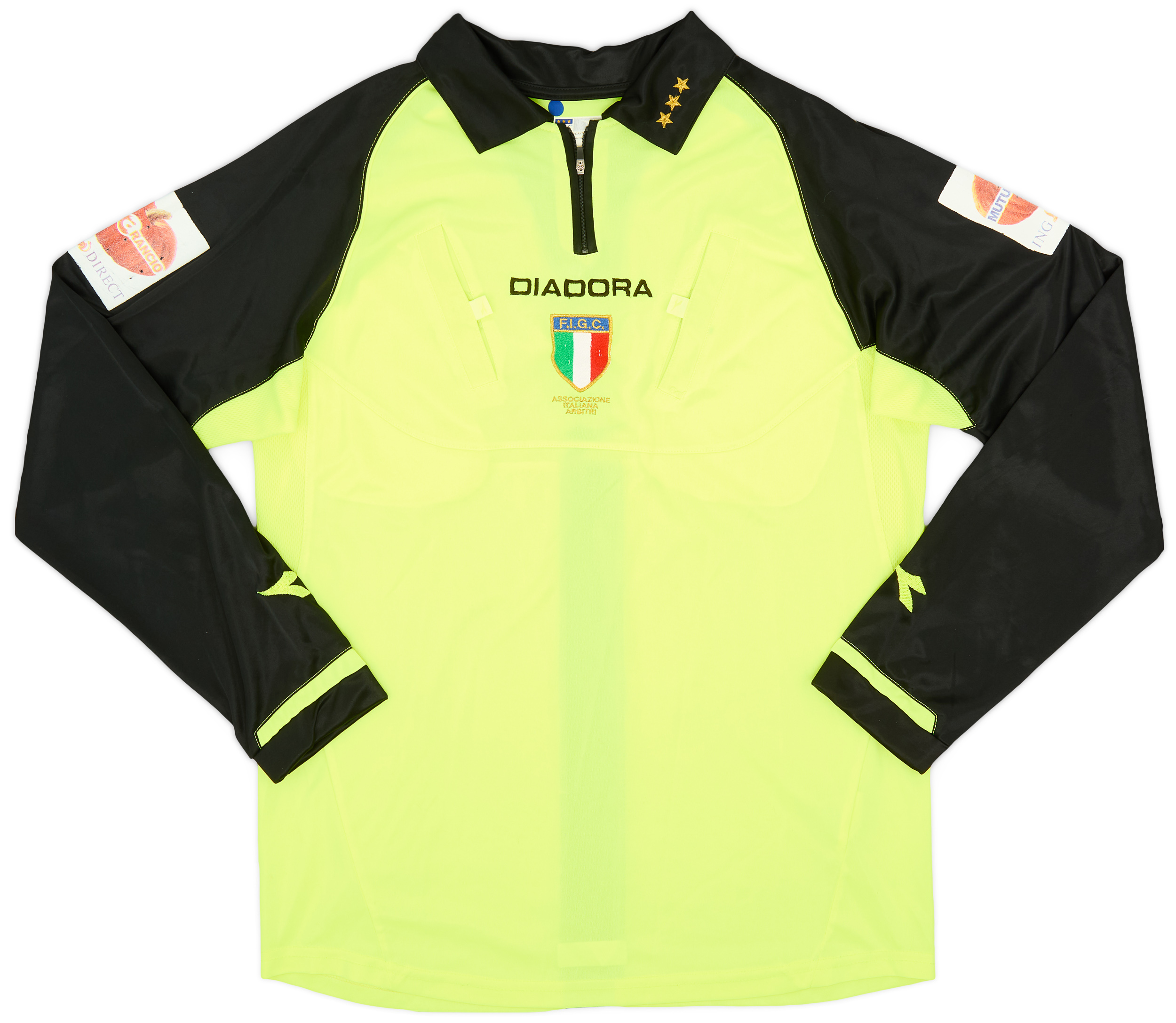 1990s Italy FIGC Diadora Referee L/S Shirt - 8/10 - (L)