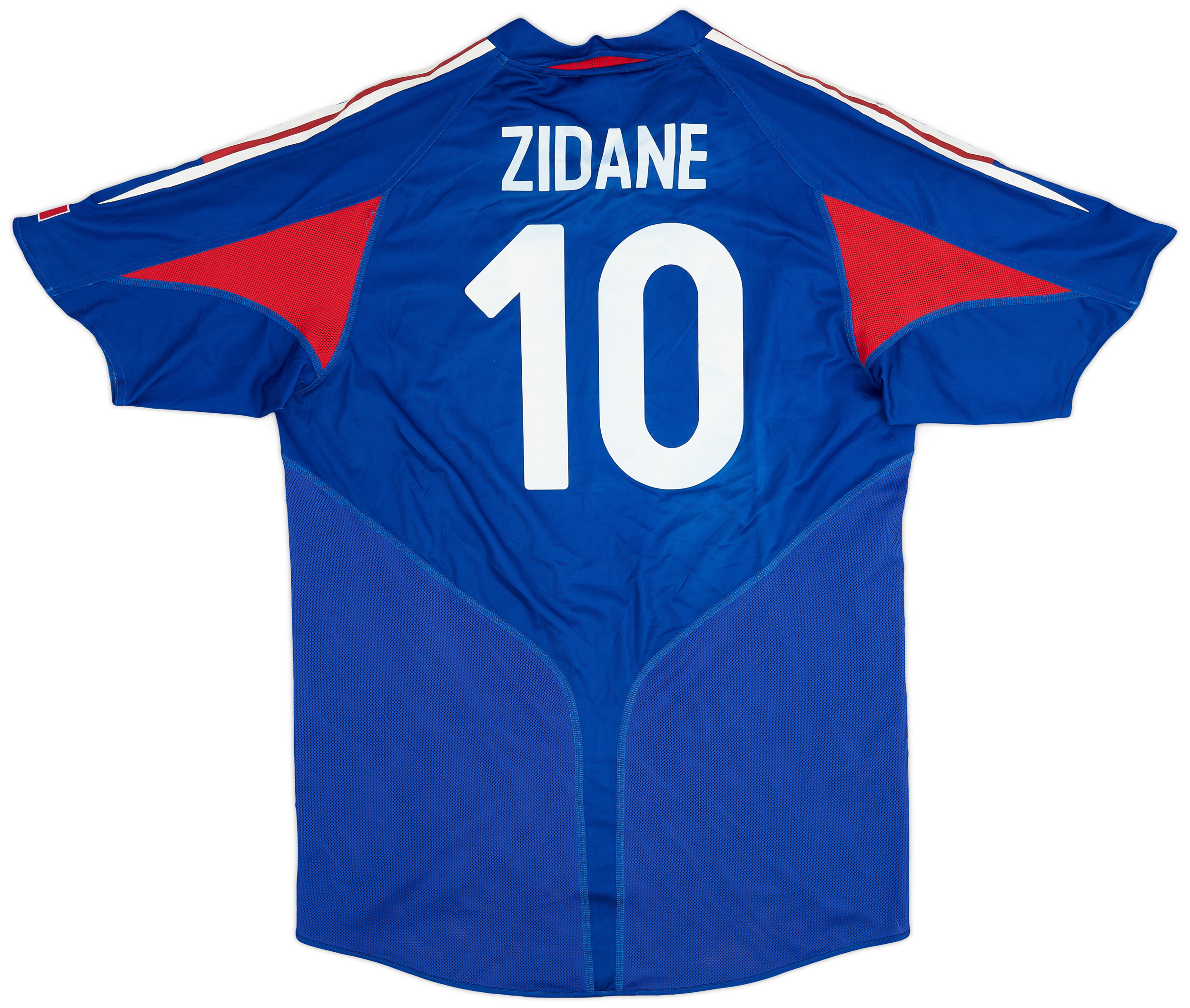 2004-06 France Home Shirt Zidane #10 - 6/10 - (L)