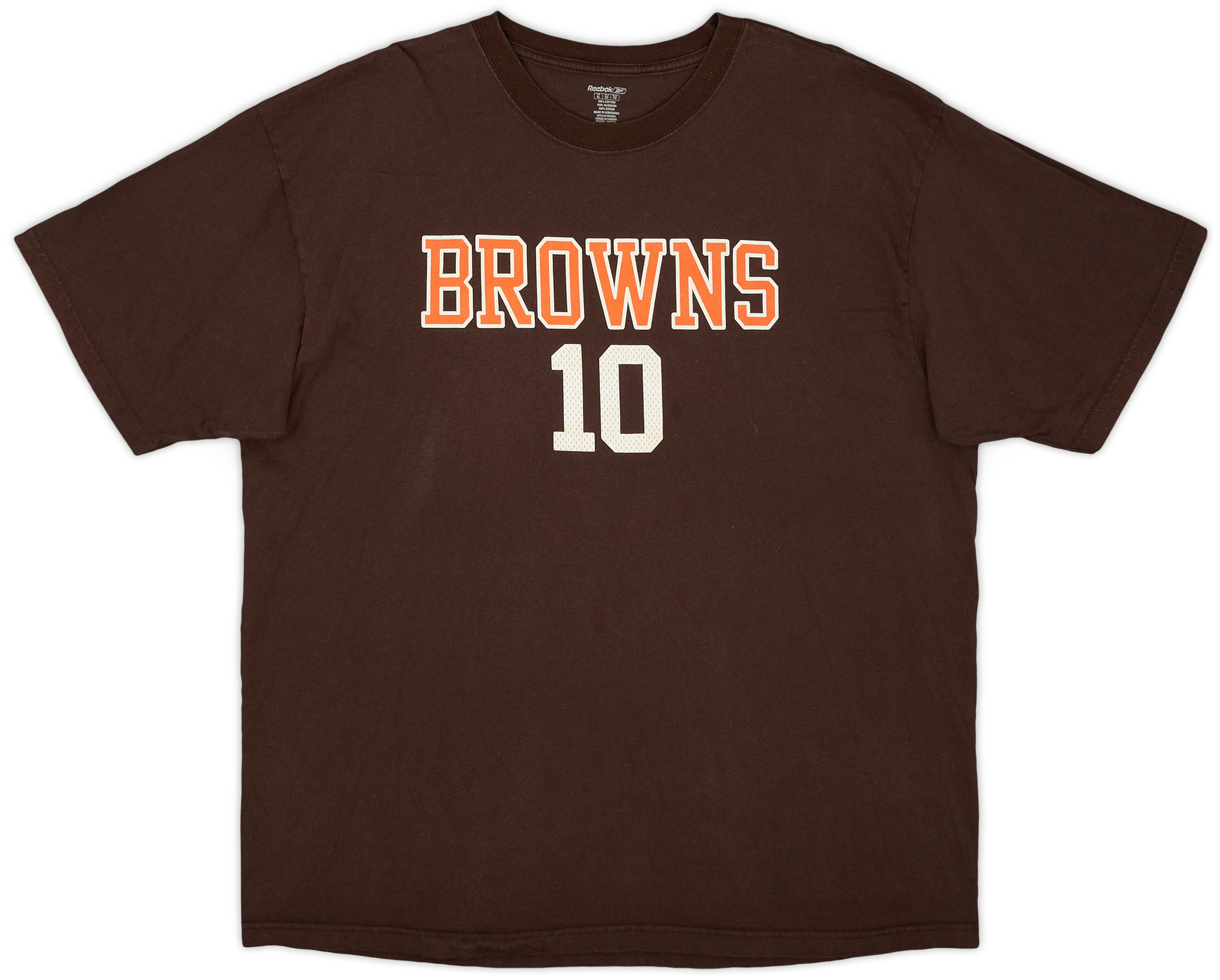 2007 Cleveland Browns Quinn #10 Reebok Tee - 6/10 - (XL)