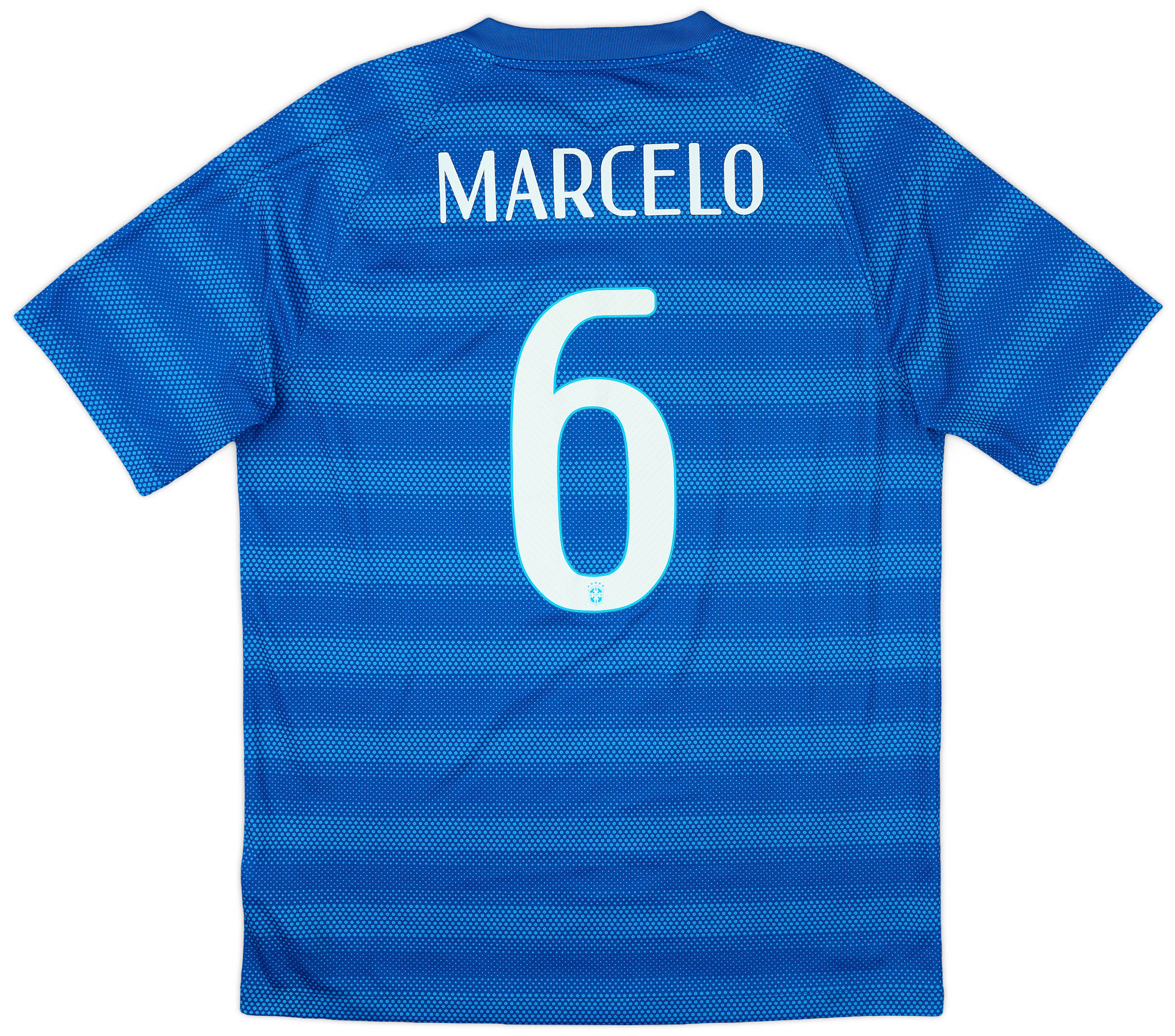 2014-15 Brazil Away Shirt Marcelo #6 - 8/10 - (L)