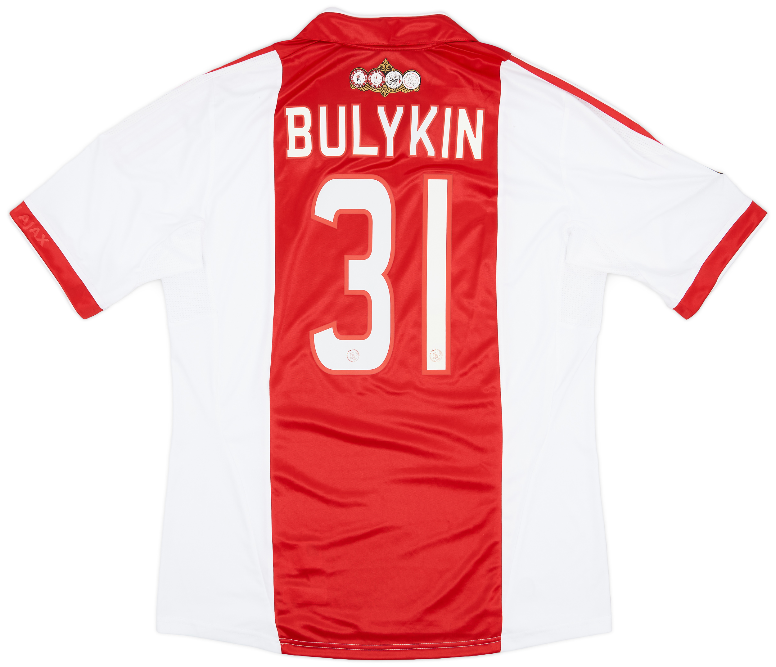 2011-12 Ajax Player Issue 'Kampioen' Home Shirt Bulykin #31
