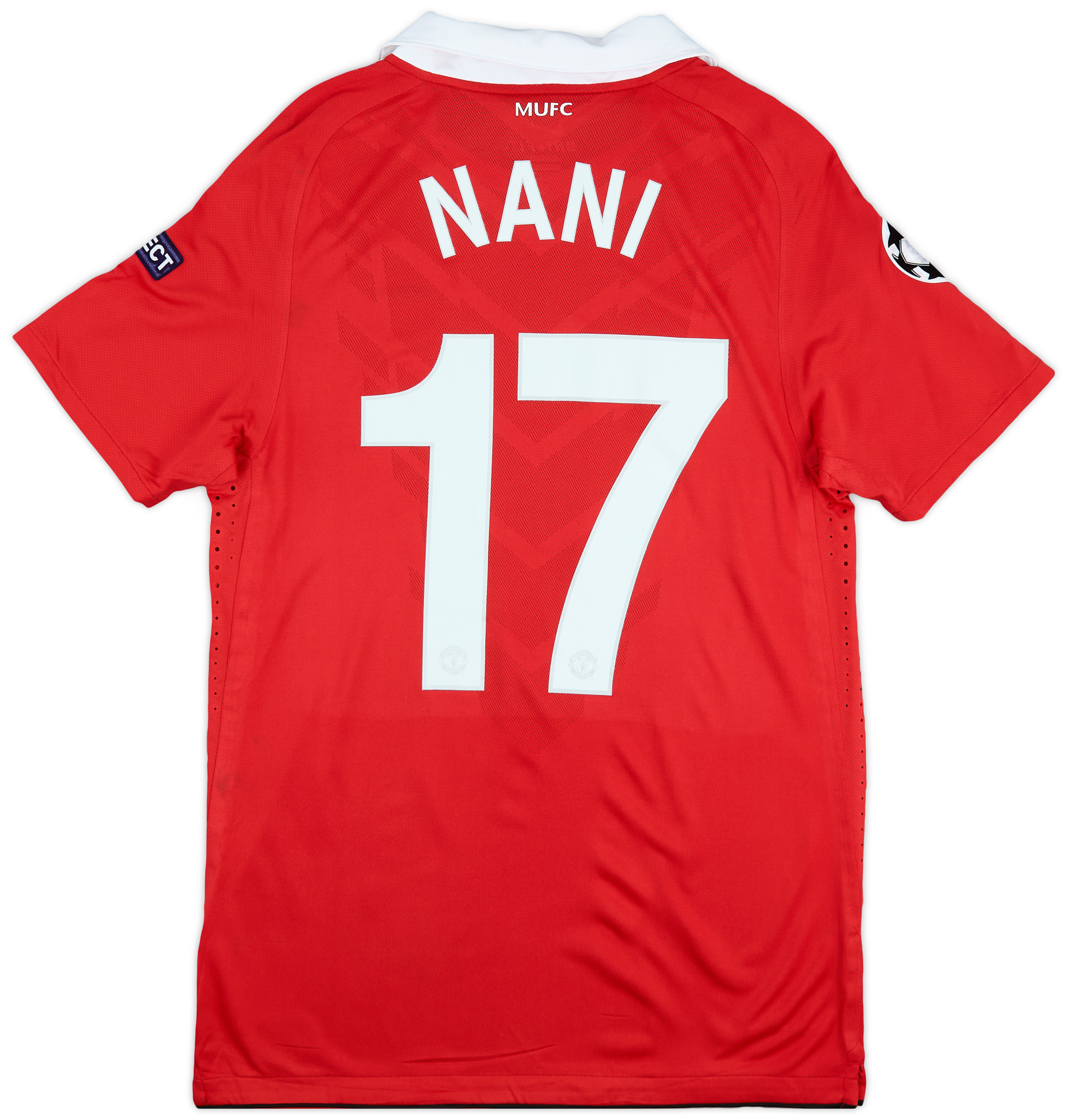 2010-11 Manchester United Player Issue Home Shirt Nani #17 - 8/10 - (M)