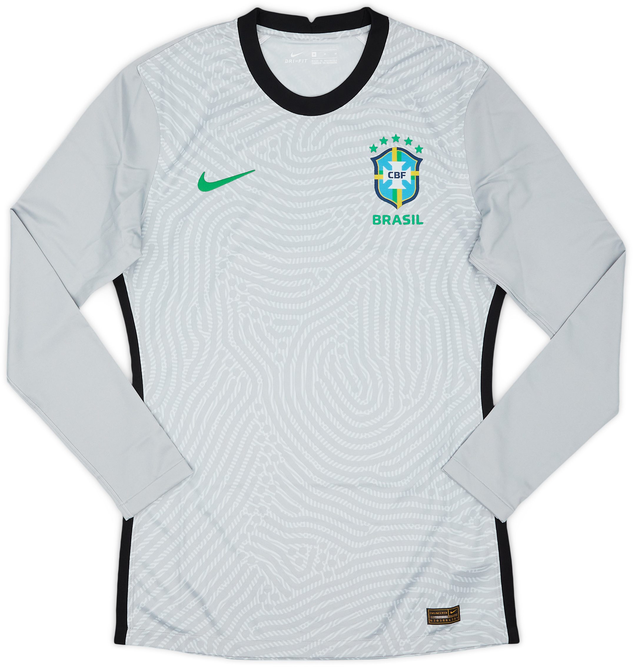 2020-21 Brazil Authentic GK Shirt - 10/10 - (M)
