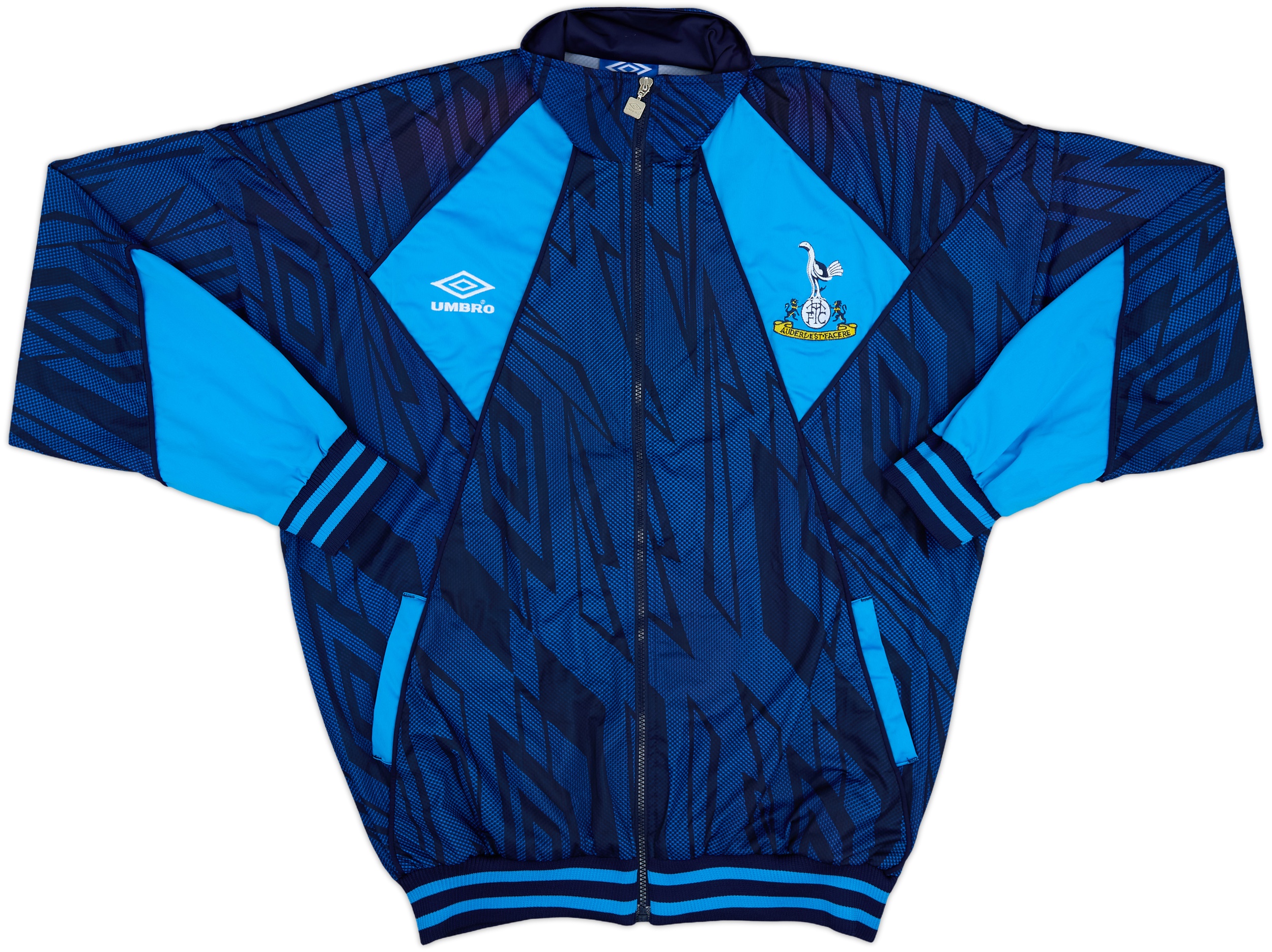 1992-93 Tottenham Umbro Track Jacket - 10/10 - (L)