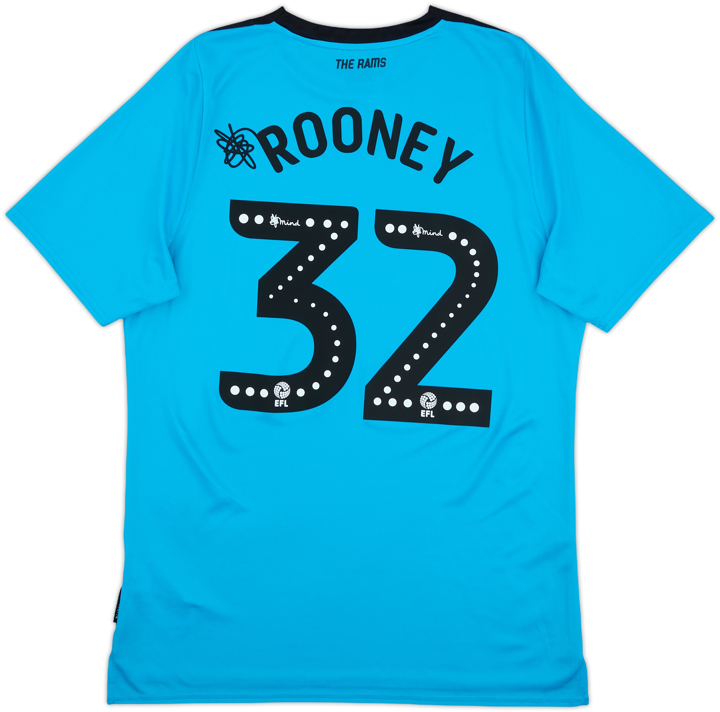 2019-20 Derby County Away Shirt Rooney #32 - 8/10 - (M)