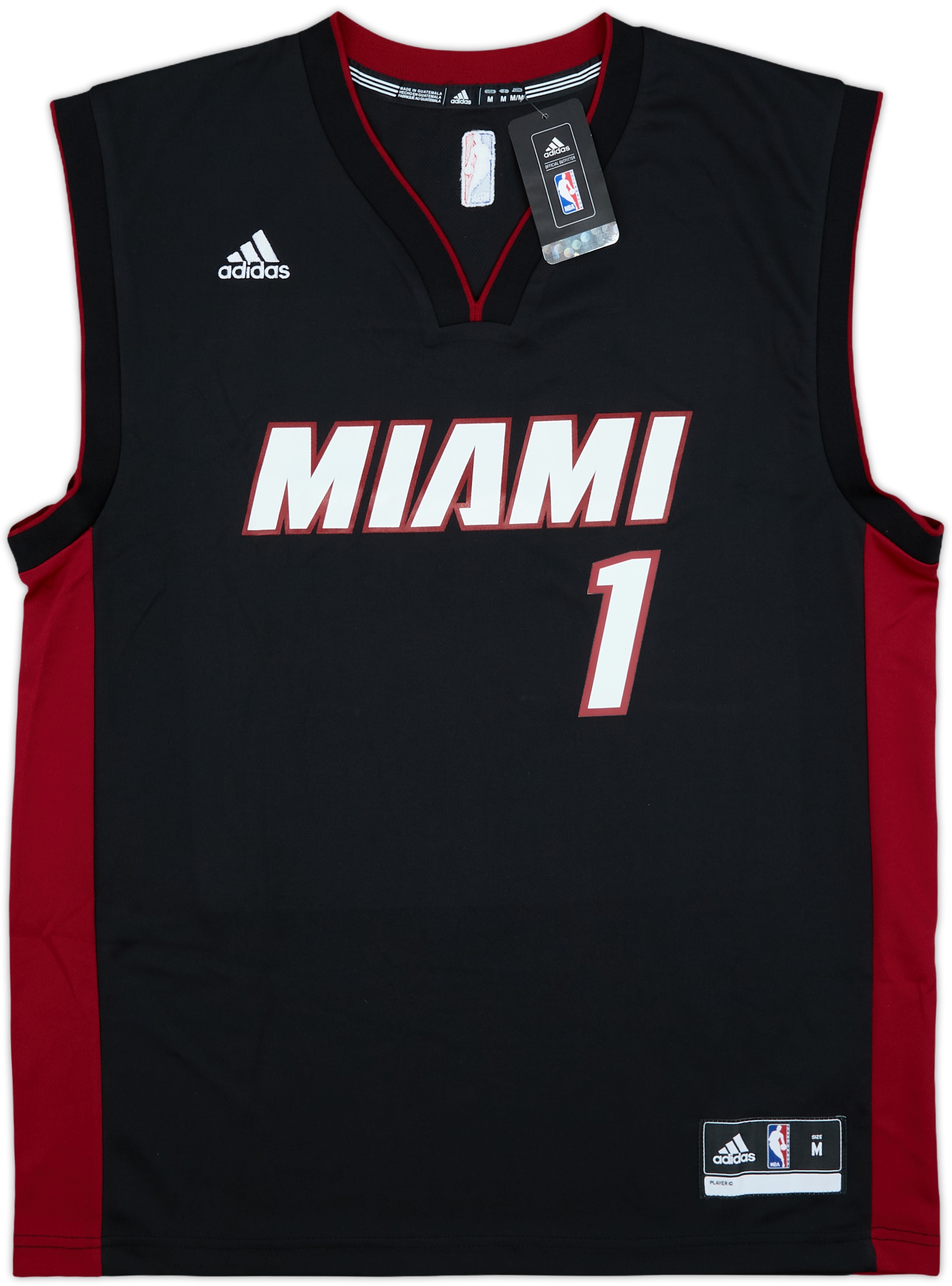 2014-17 Miami Heat Bosh #1 adidas Away Jersey (M)