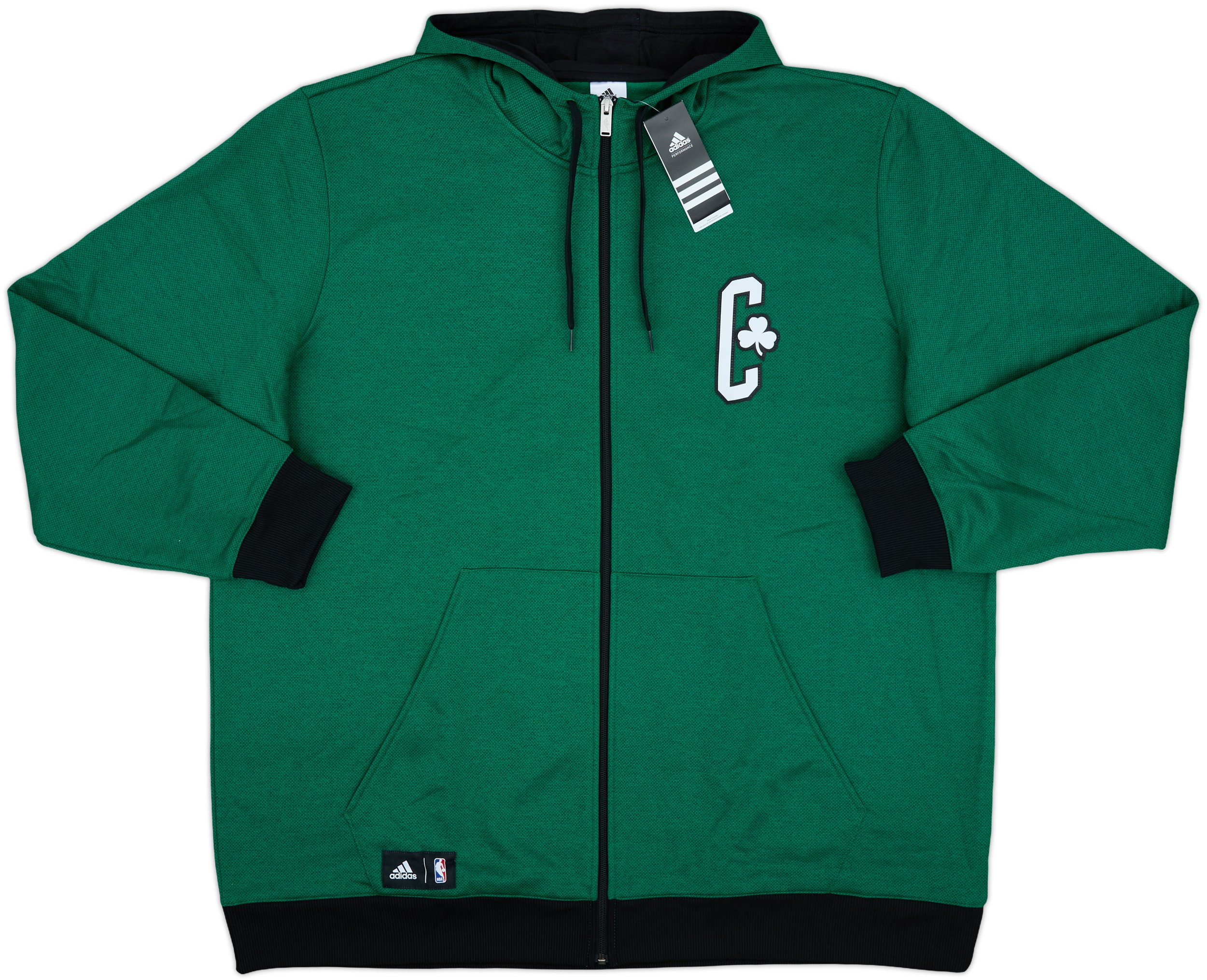 2015-16 Boston Celtics adidas Hooded Sweat Top (3XL)