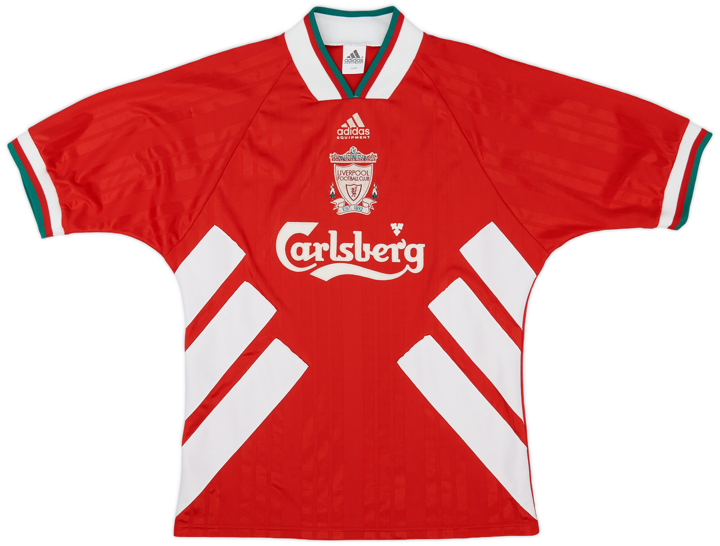 1993-95 Liverpool Home Shirt - 7/10 - (M)